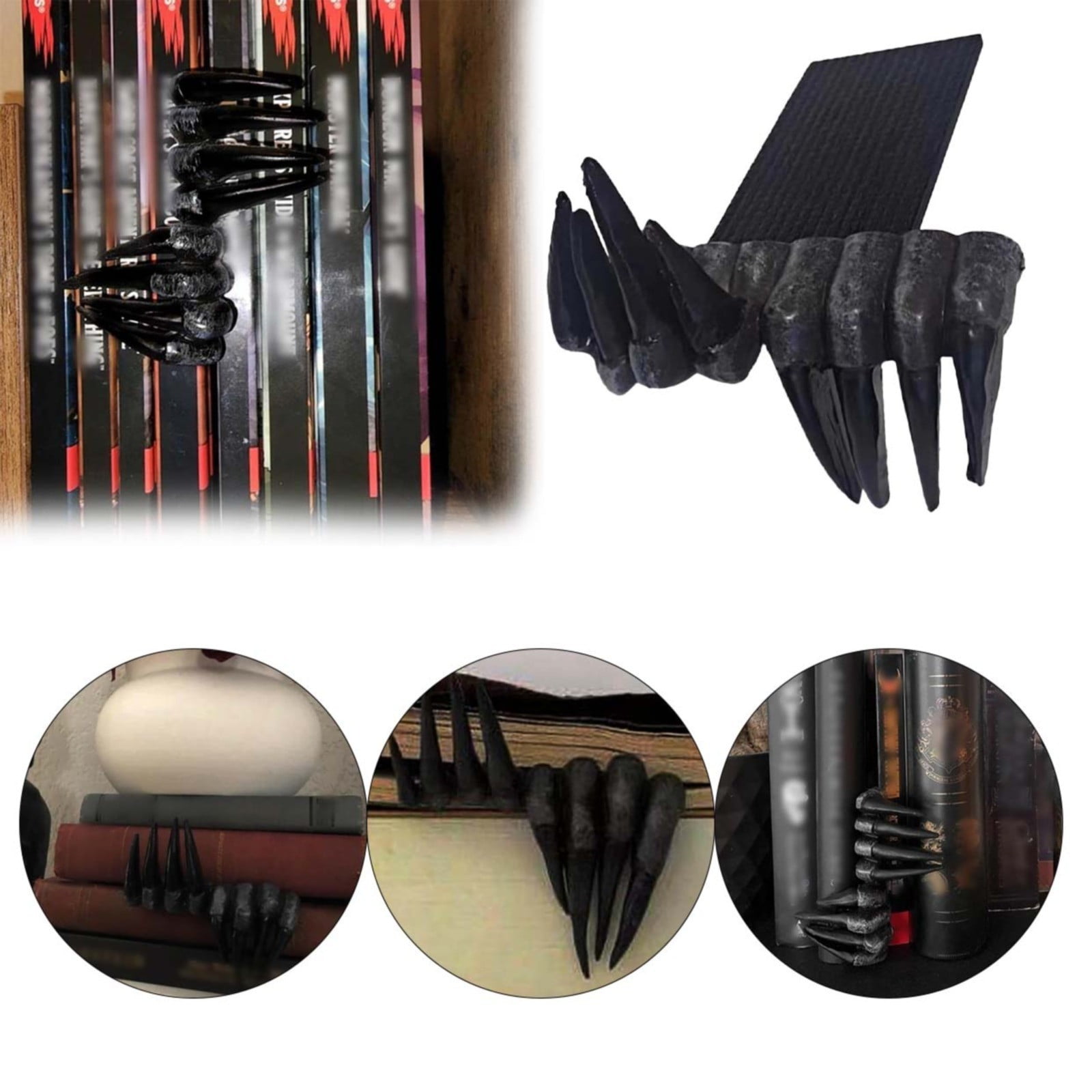 Clearance! Denhf Creepy Hands Bookmark, 3D Demon Hand Bookmark, Claw ...