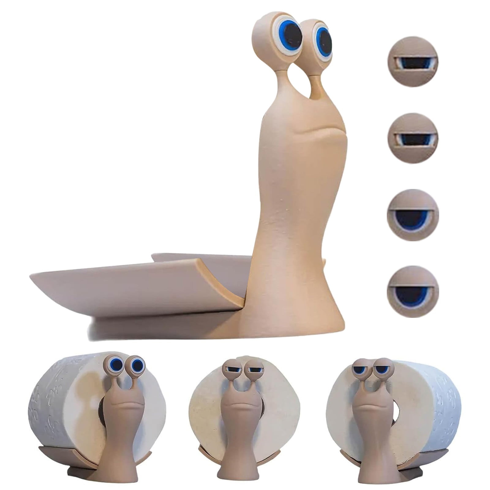 Clearance! Denhf Snail Toilet Roll Holder, Cute Toilet Paper Holder, 3D ...