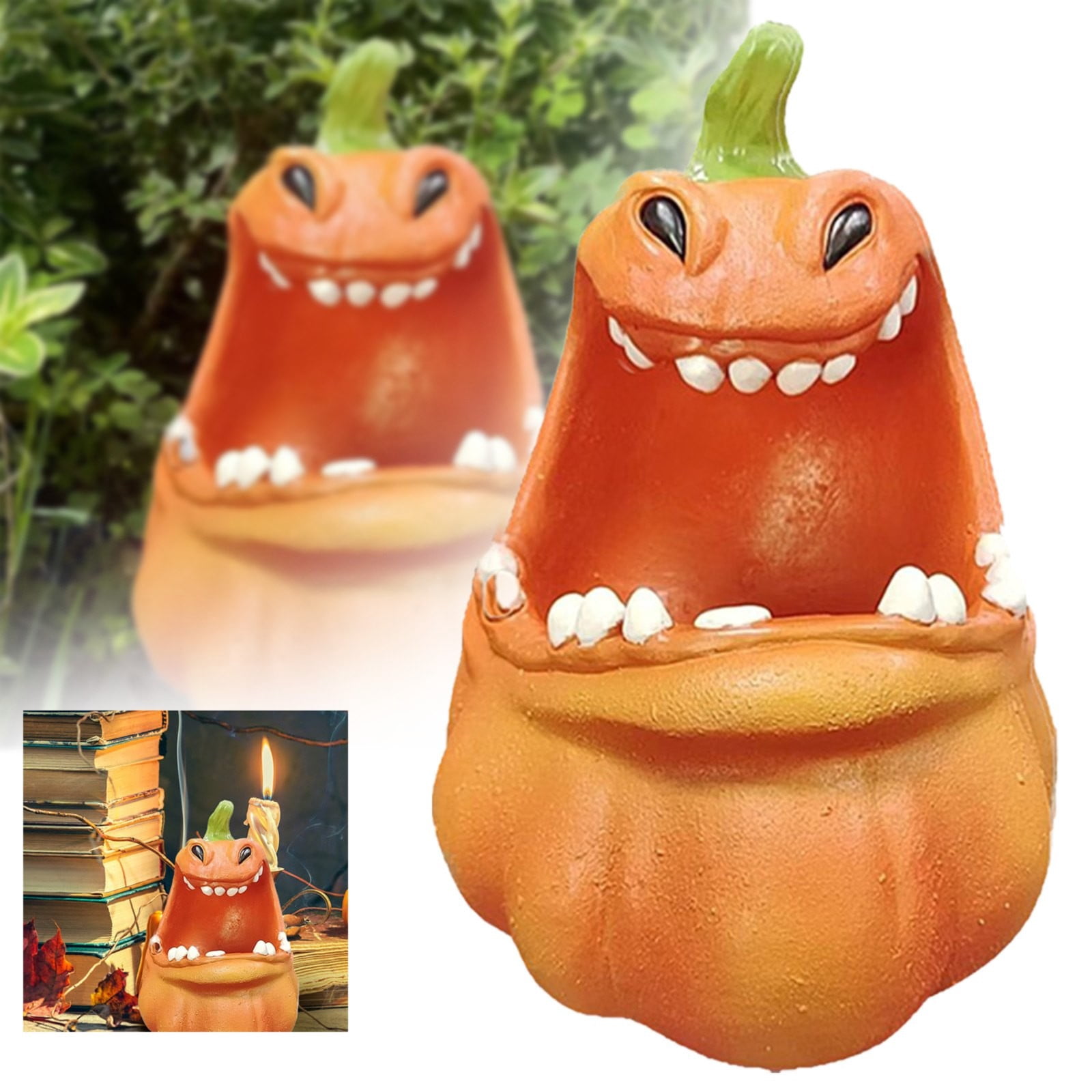 Clearance Desktop Ornament under $10,Creative Opening Mouth Pumpkin ...