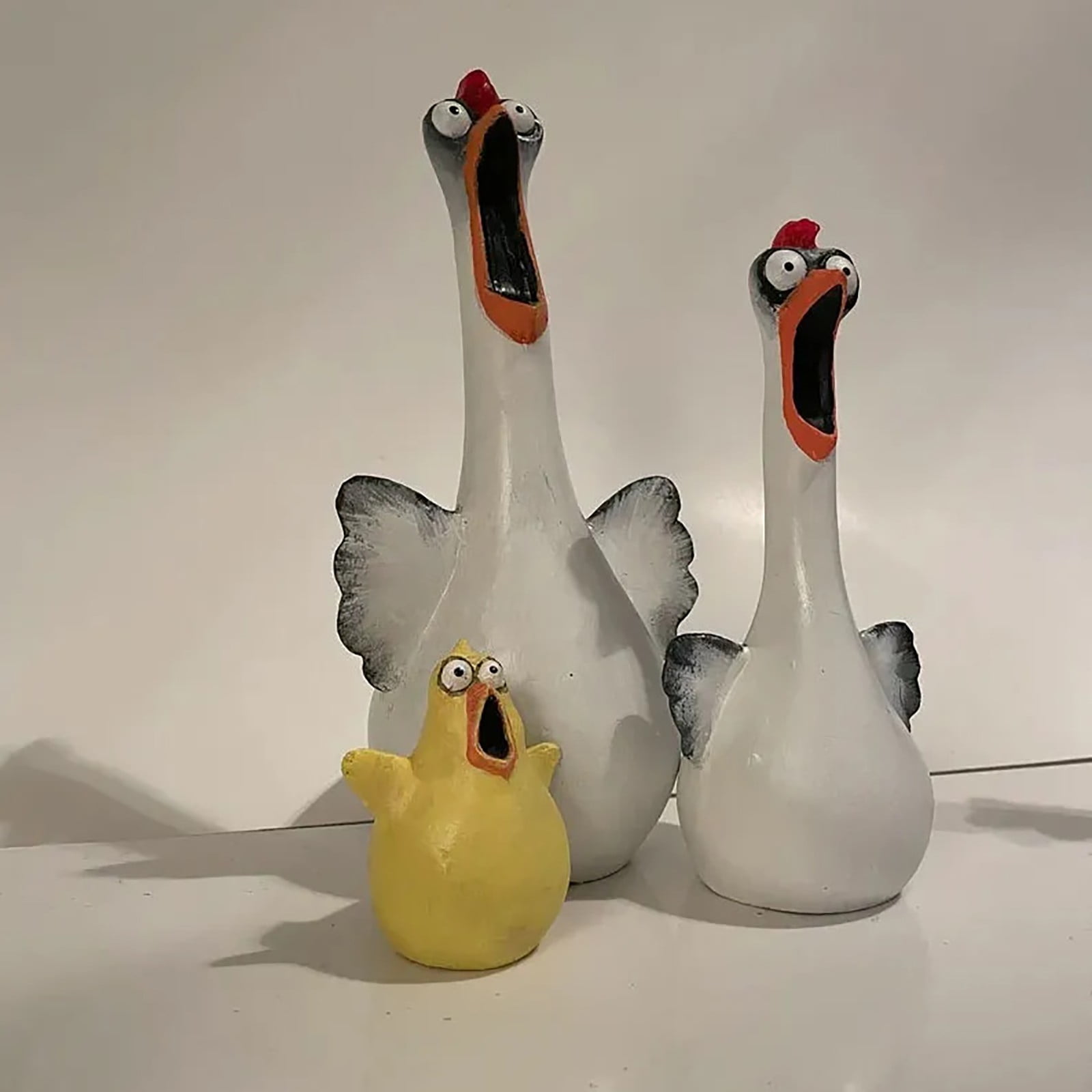 Clearance Desktop Ornament under $10 Screaming Chicken Yard Fence ...