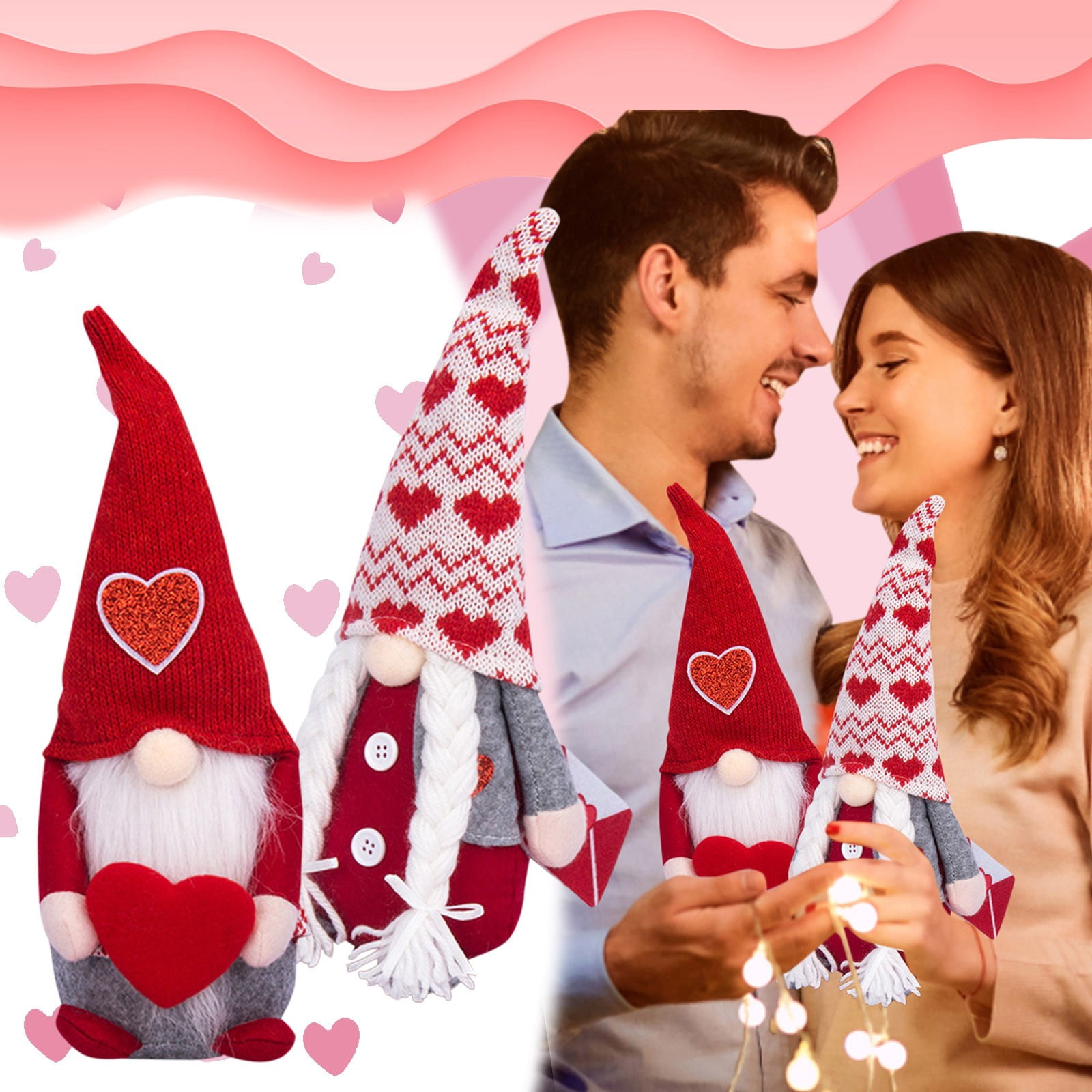 Clearance Desktop Ornament under $10 Valentines Day Decor 2Pcs ...