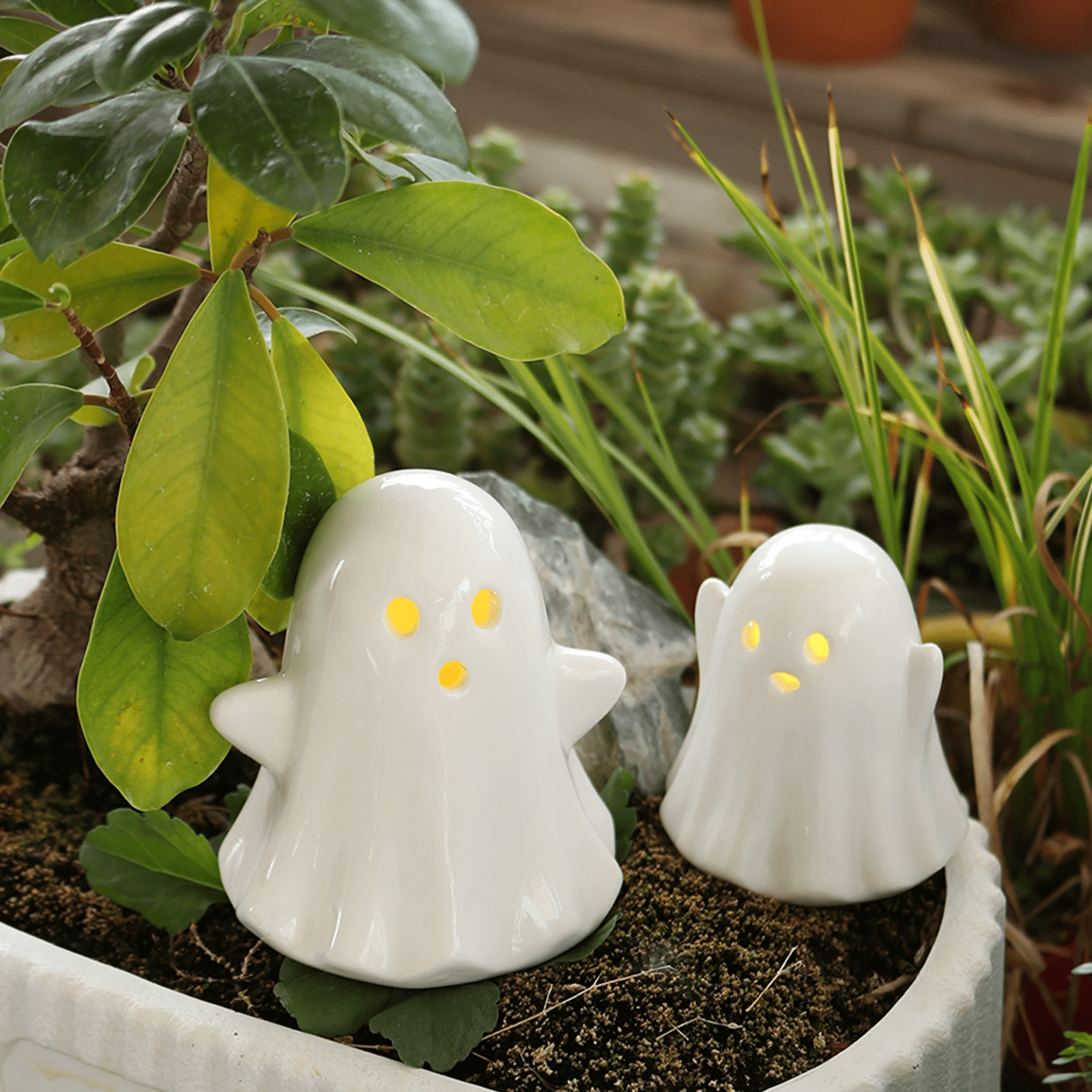 Clearance Desktop Ornament under $10," Whispering Glowing Ceramic LED ...