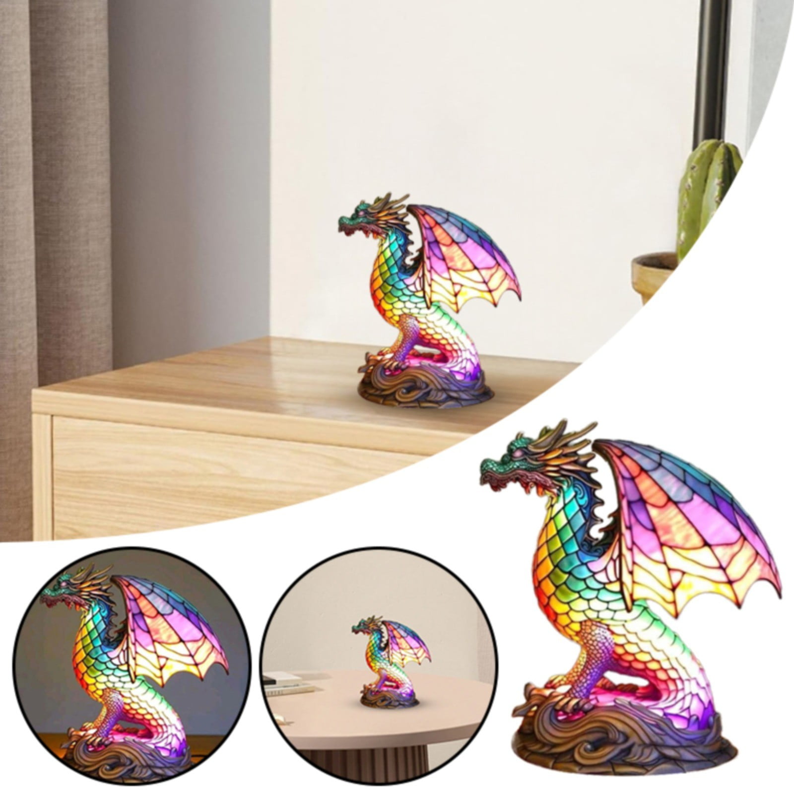 Clearance Desktop Ornament under $15,New Magical Animals Led Bull ...
