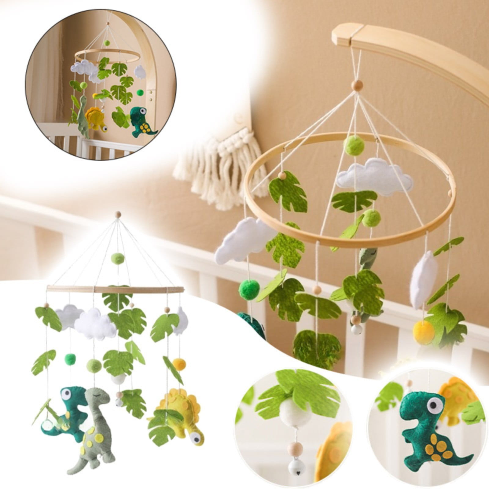 Clearance! Dinosaur Baby Mobile For Abdtech Baby Nursery Dinosaur Mobile | Gender Neutral Baby ...