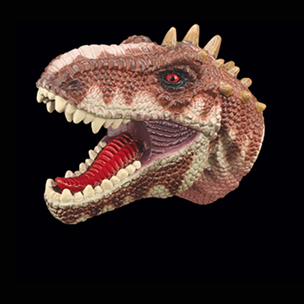Clearance! Dinosaur Hand Puppets Role Play Realistic Spinosaurus Head ...