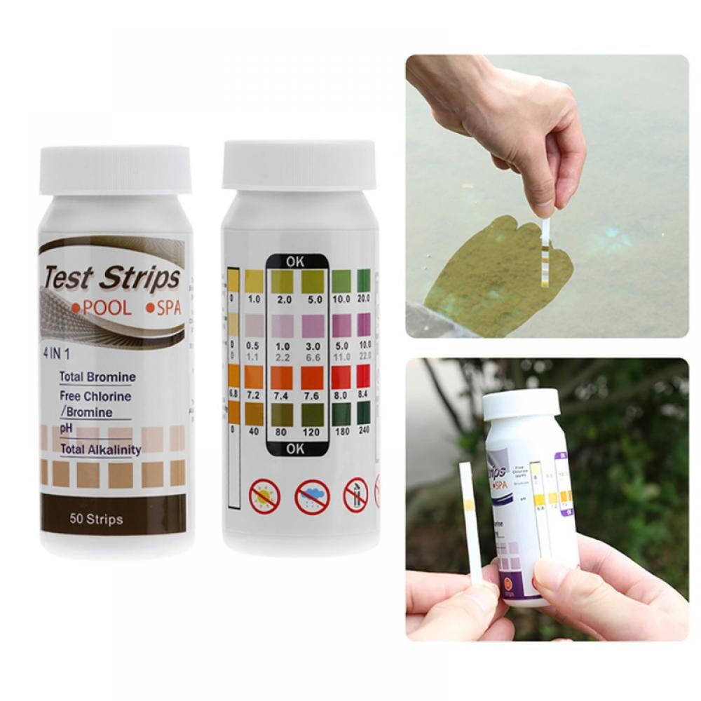 Clearance! Direct Pool and Spa Test Strips - 50 Strip Pack, Test pH ...