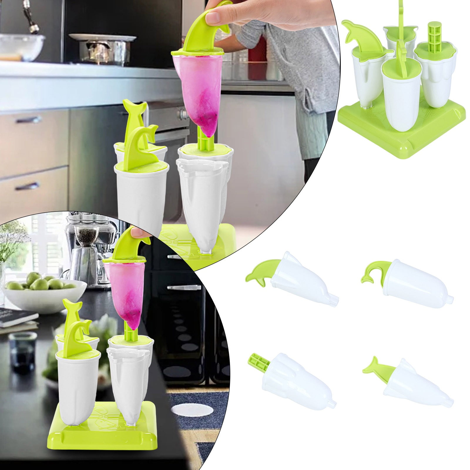 Clearance! Diy Homemade Popsicle Tool Ice Popsicle Bar Molds Tool Home ...