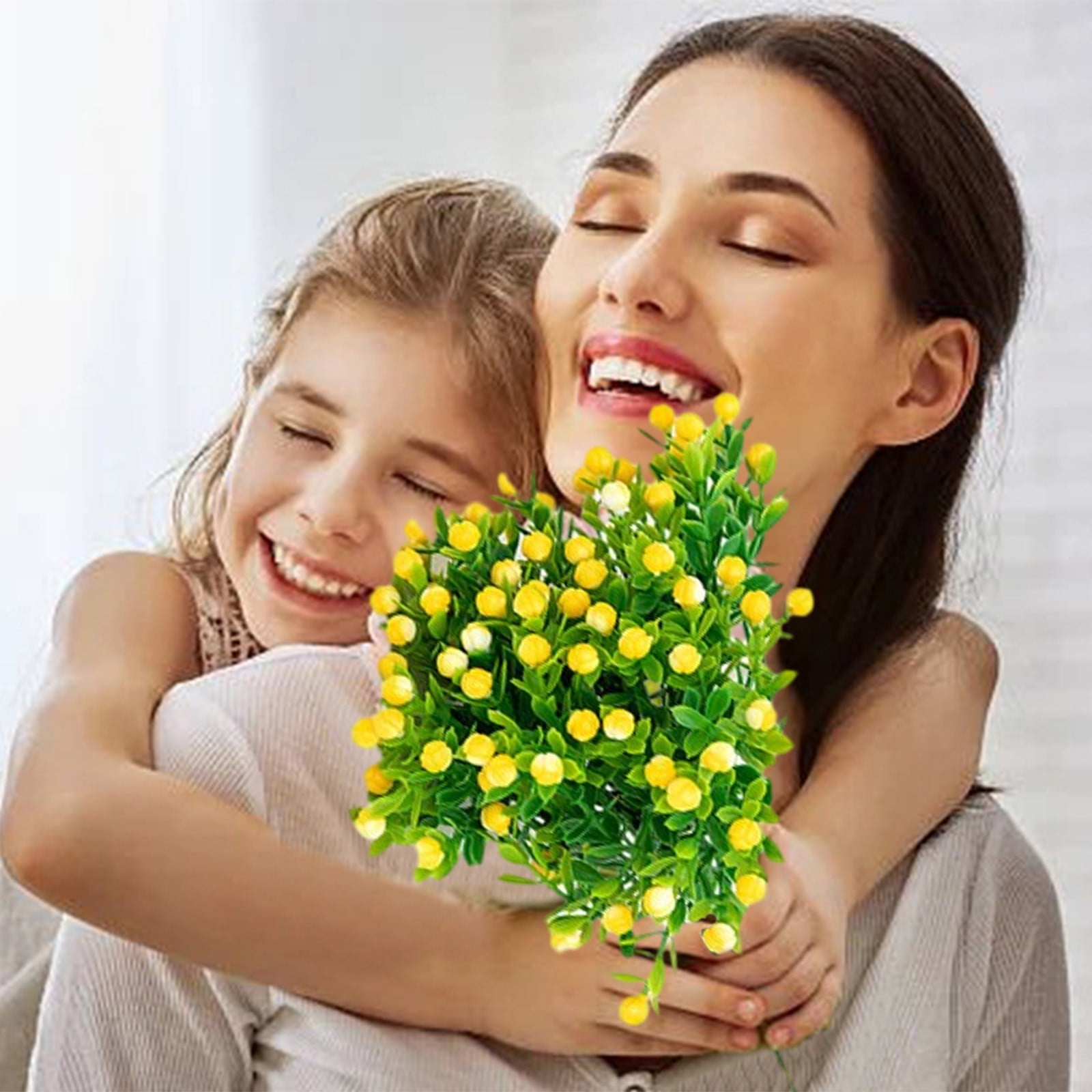 Clearance! Djunllk Artificial Flowers - Lifelike Colorful Fake Flowers ...