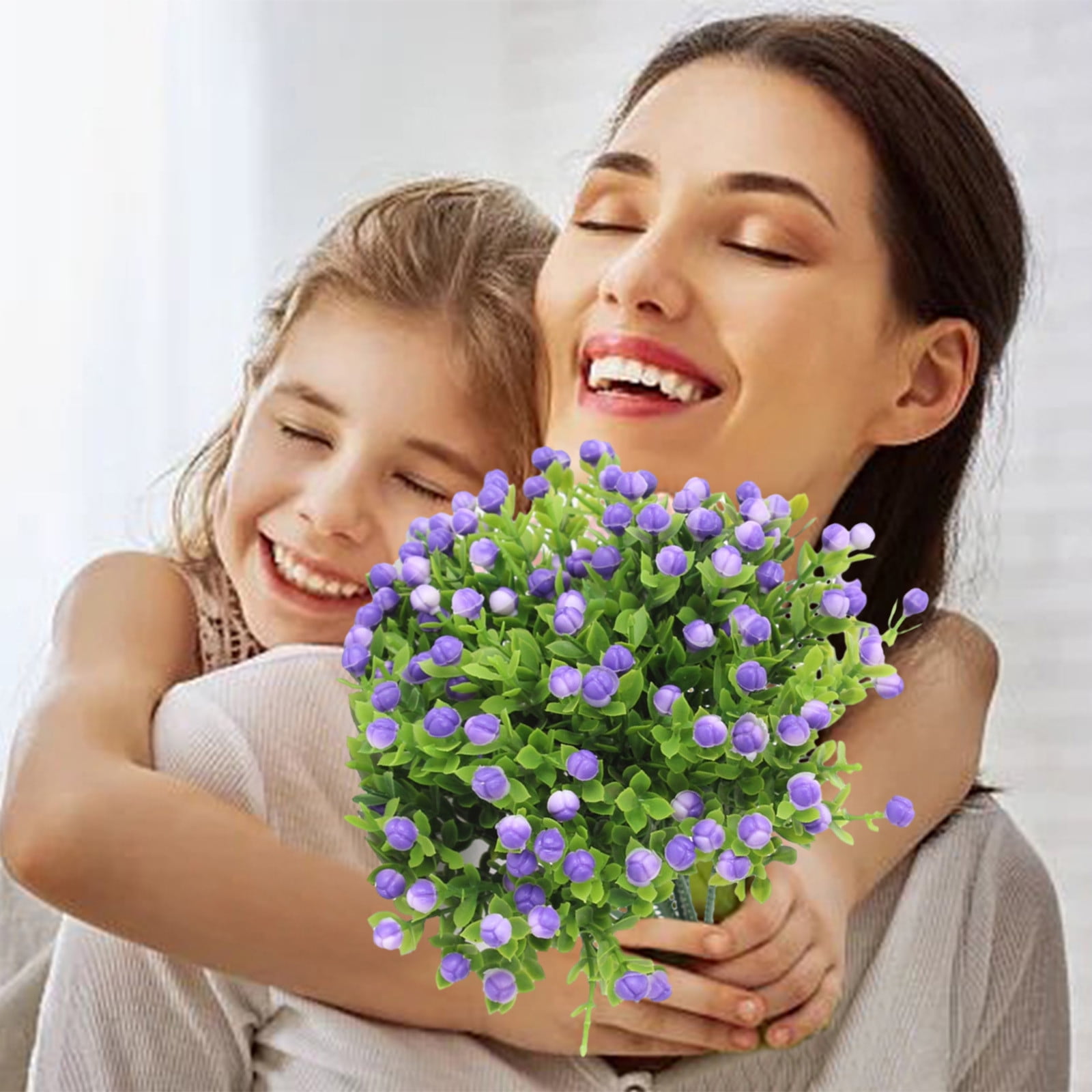 Clearance! Djunllk Artificial Flowers - Lifelike Colorful Fake Flowers ...