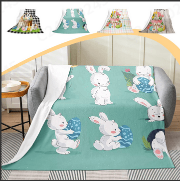 Djunllk Easter Throw Blanket - Cozy Soft Lightweight All Season Use ...