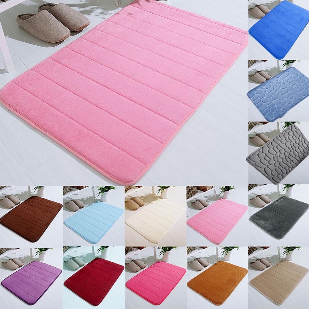 Dmlowu Bathroom Rugs - Ultra Absorbent Non-Slip Floor Bath Mat, Super ...