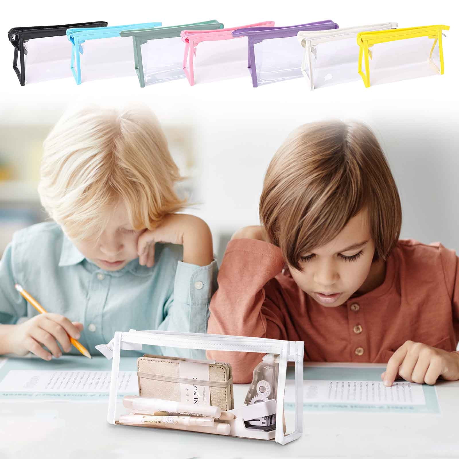 Clearance! Dmlowu Pencil Case 5x9" Sturdy Pencil Pouch Large Capacity ...