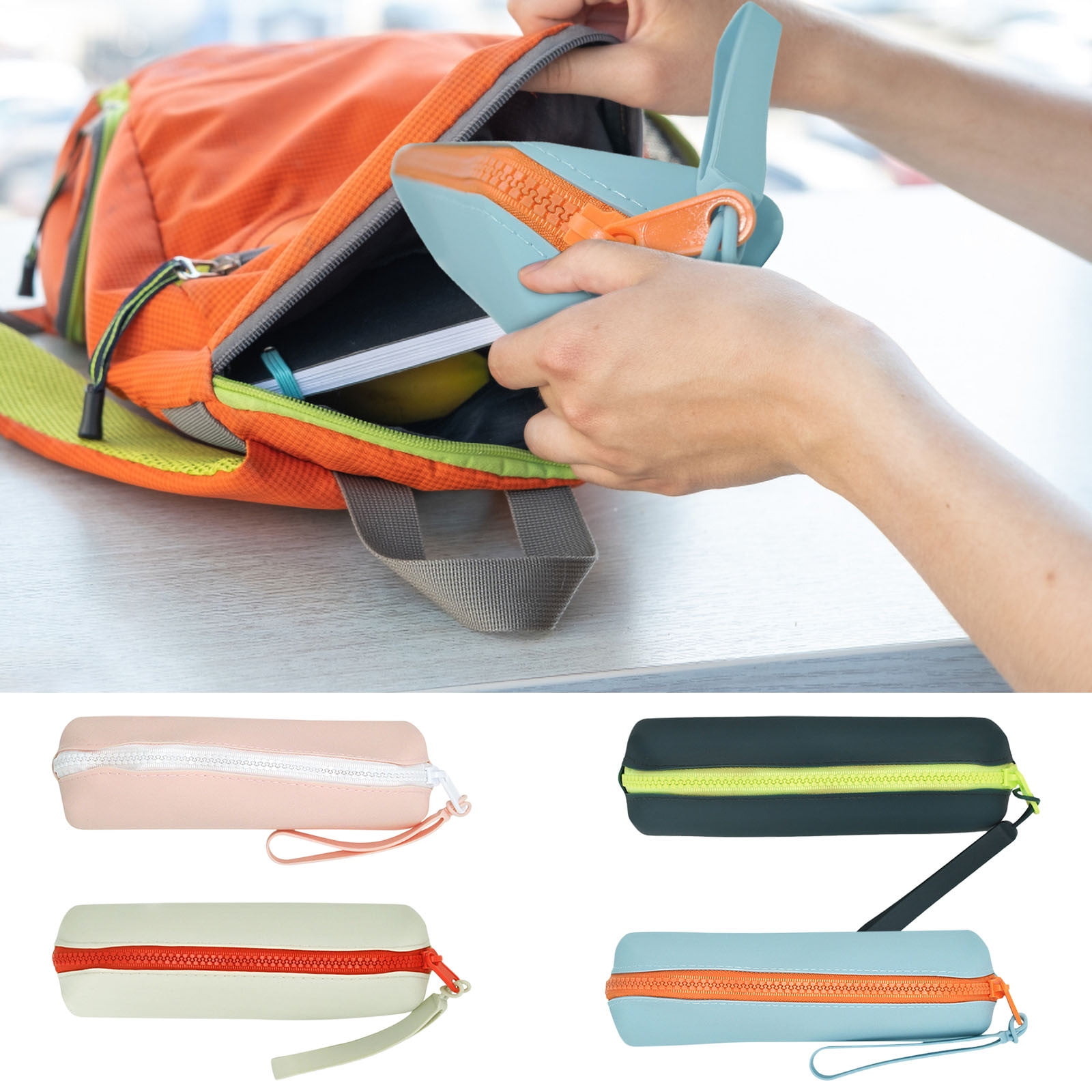 Dmlowu Pencil Pouch Large Capacity Pencil Case Stackable Pencil Box for ...