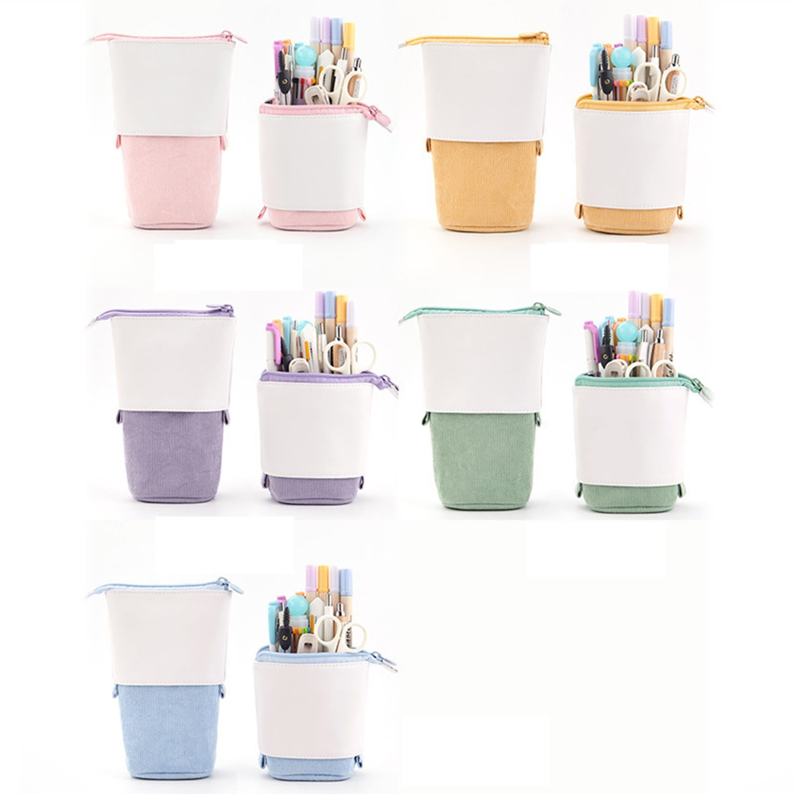 Dmlowu Pencil Pouch Retractable Pencil Case Stackable Aesthetics Pencil ...