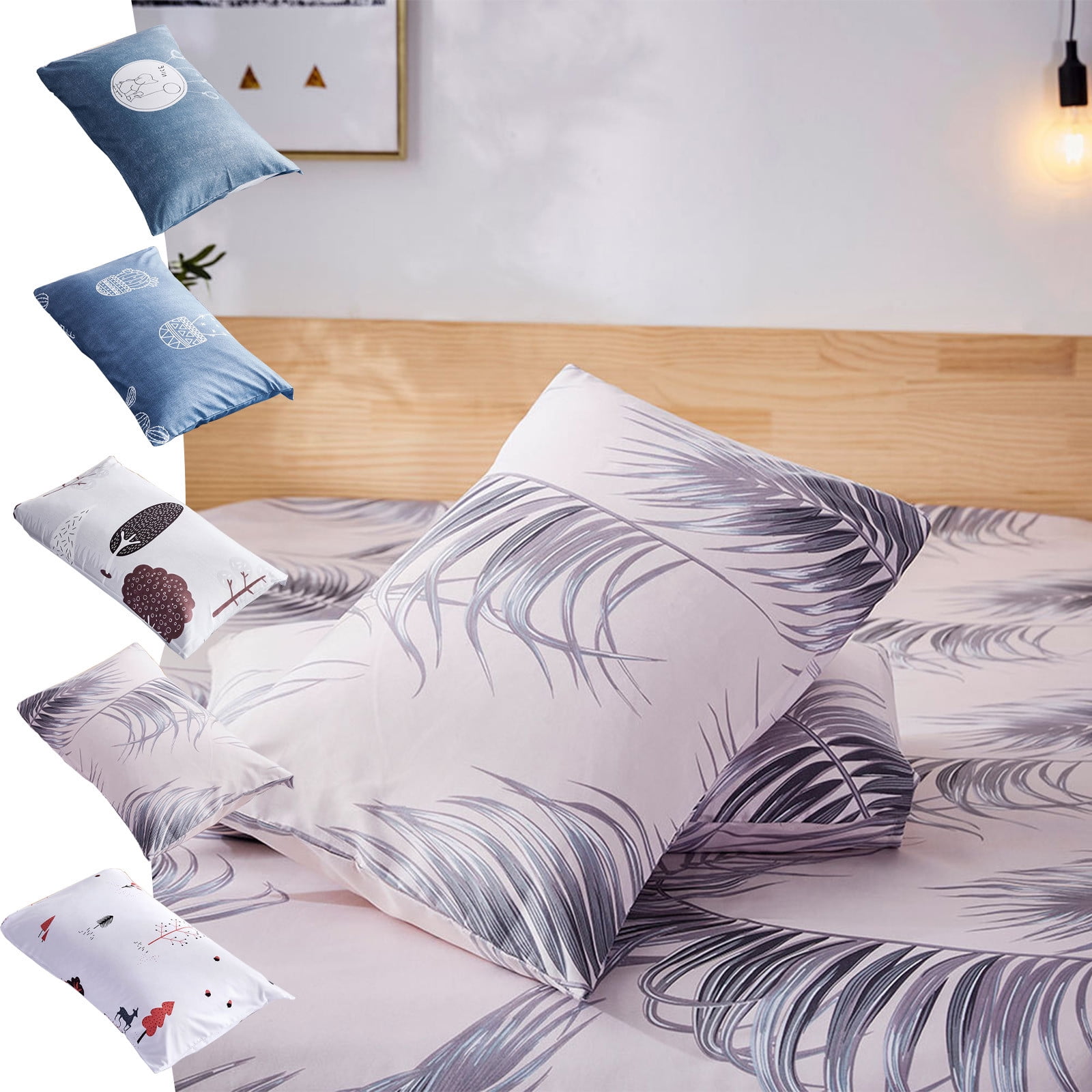 Dmlowu Pillow Cases 19x29" Extra Soft Pillow Cases Standard Size Luxury ...