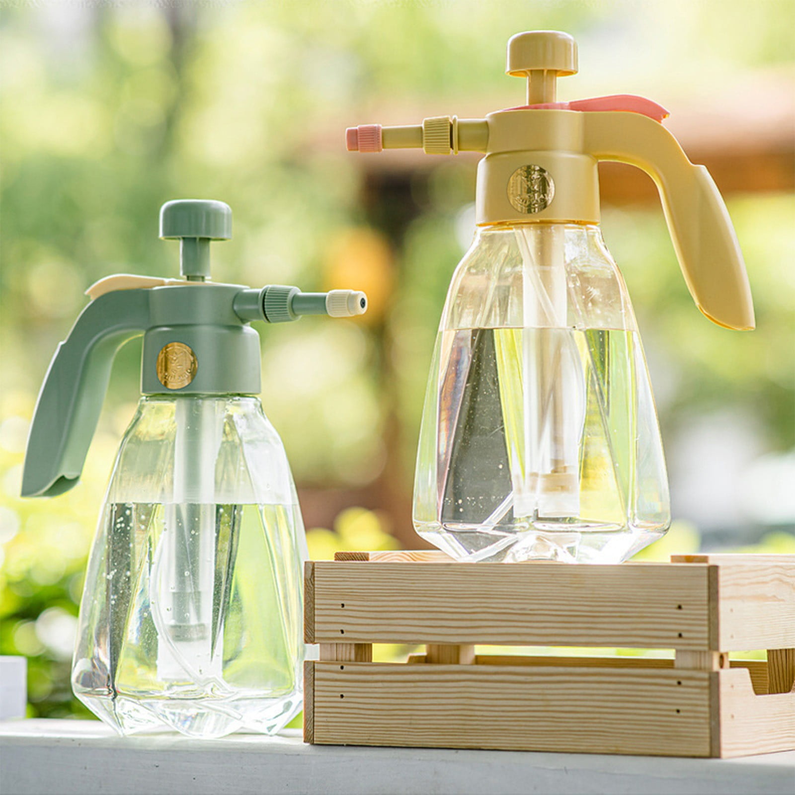 Clearance! Dmlowu Pump Sprayer 1.5L No Leak Handheld Pump Sprayer With ...