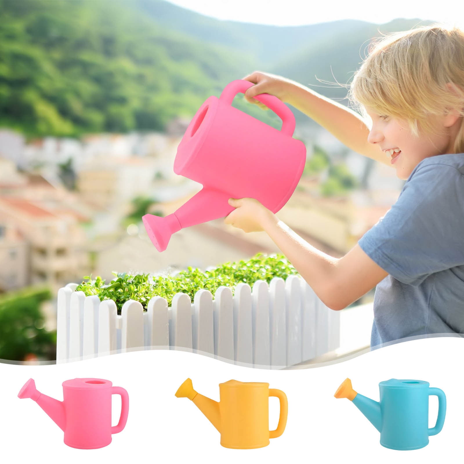 Dmlowu 700ml Small Watering Can, Lightweight Plastic Watering Can for ...