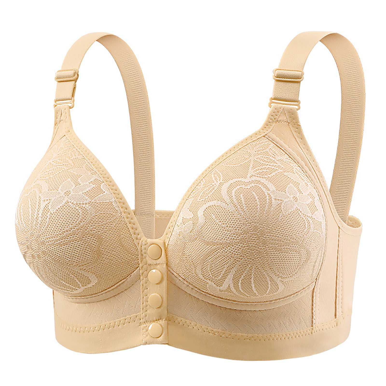 Clearance! Dndif Wireless Bras for Women Women's New Plus Size No ...