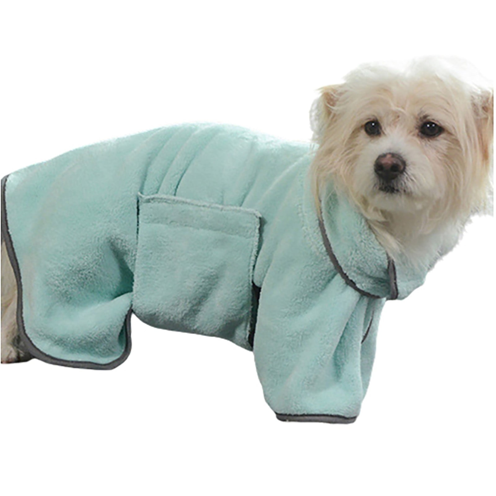 Clearance！Dog Drying Coat - Fast Drying Bathrobe Towel for Dogs & Cats ...