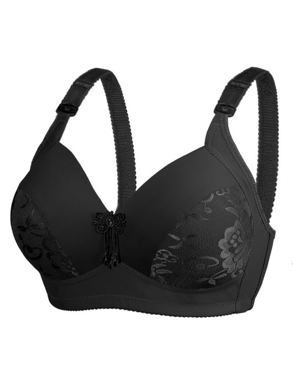 YouLoveIt Women's Bandeau Bra Lace Chest Wrap Floral Lace Tube Top Bra ...