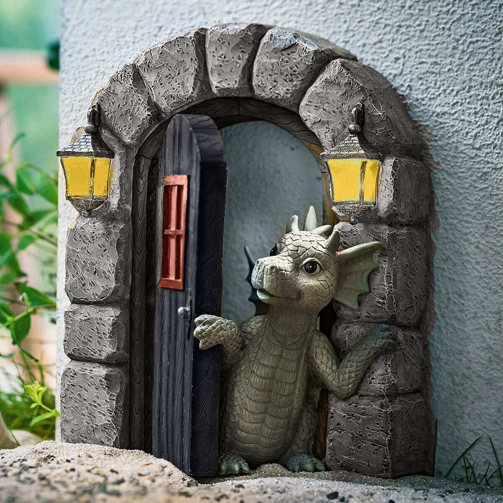 Clearance! Dragon Garden Ornament Resin Craft Ornament Statue Fairy ...