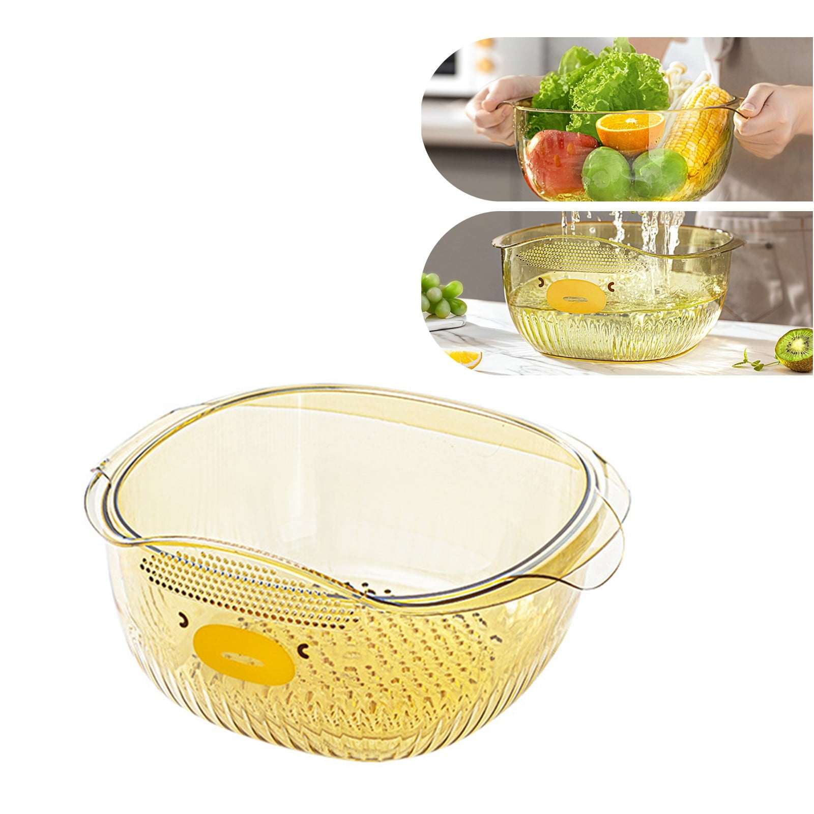 Clearance Drain Rack under $15,Kitchen Colander Bowl Food Strainer ...