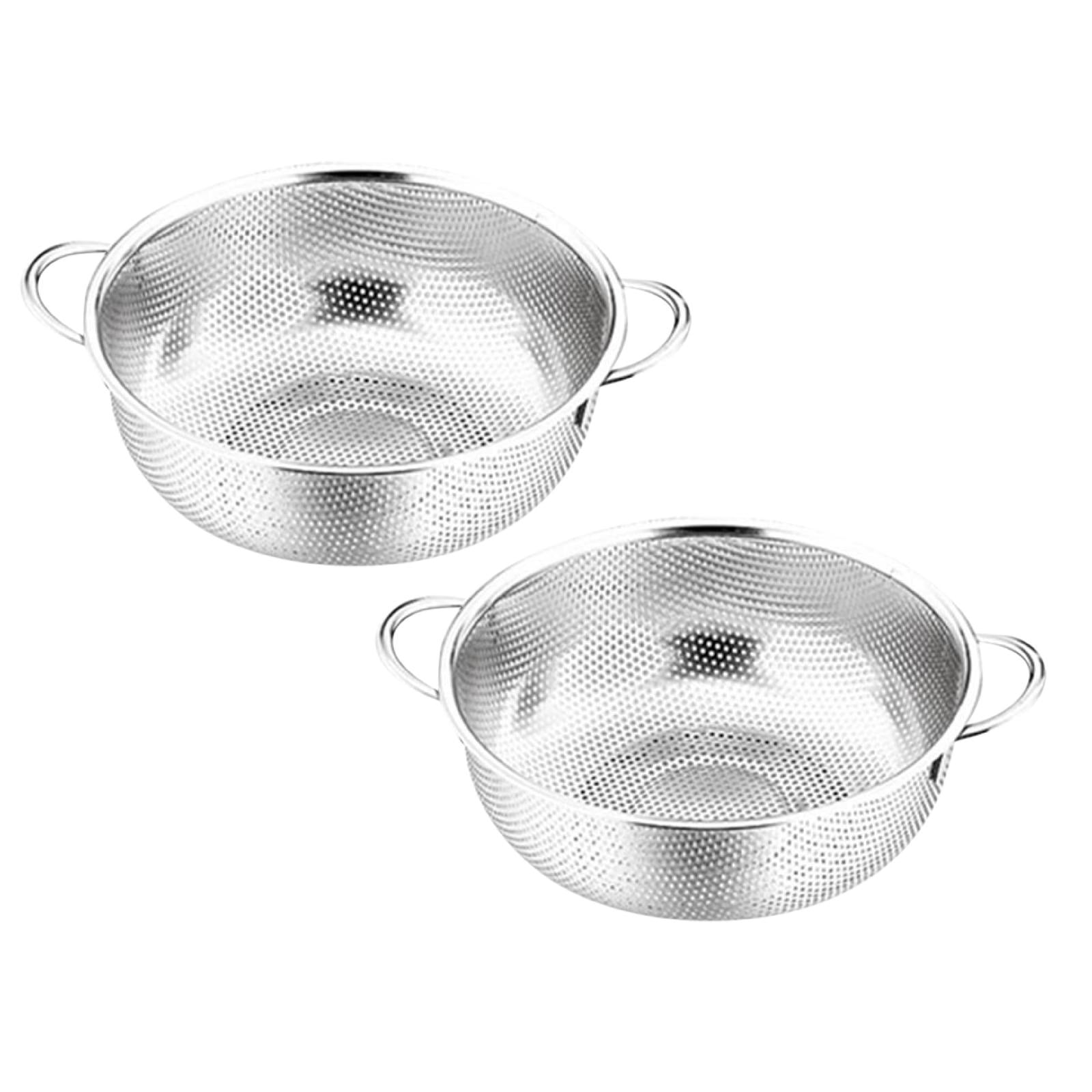 Clearance Drain Rack under $6 Stainless Mesh Colander Set Stainless ...