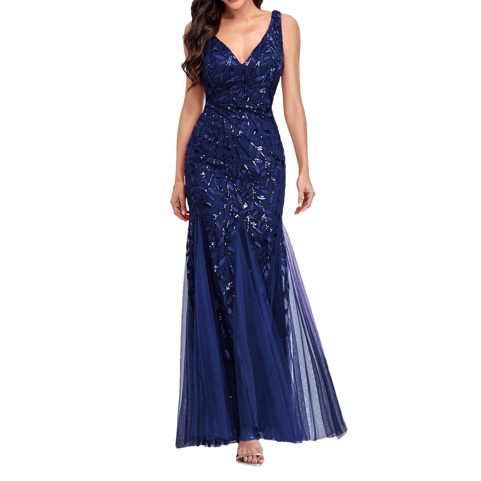Clearance Dresses for Women 2024!Womens Fishtail Evening Dresses ...