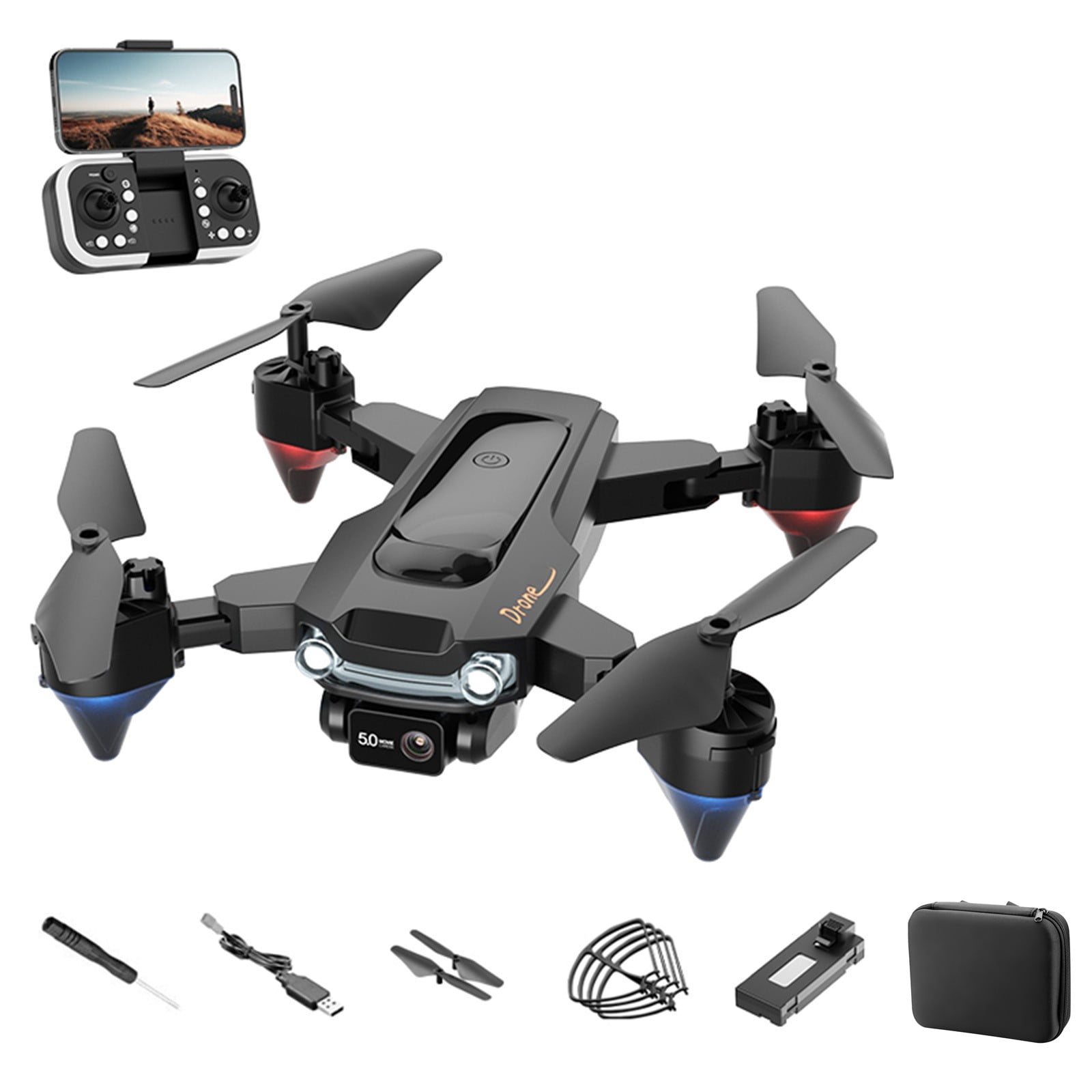on Clearance Drone with Camera 1080P, D20S FPV Mini Drones for Kids ...