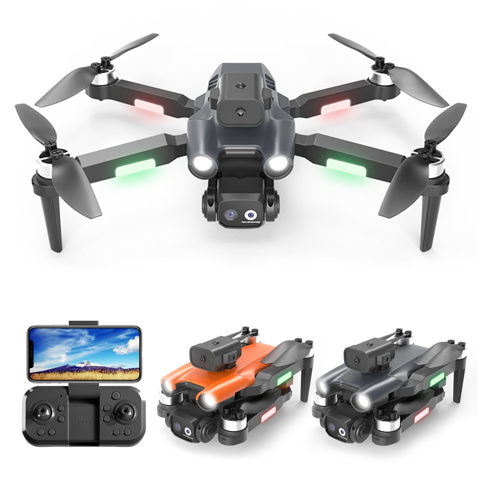 on Clearance Drone With Camera 1080P for Kids And Adults, RC Quadcopter ...