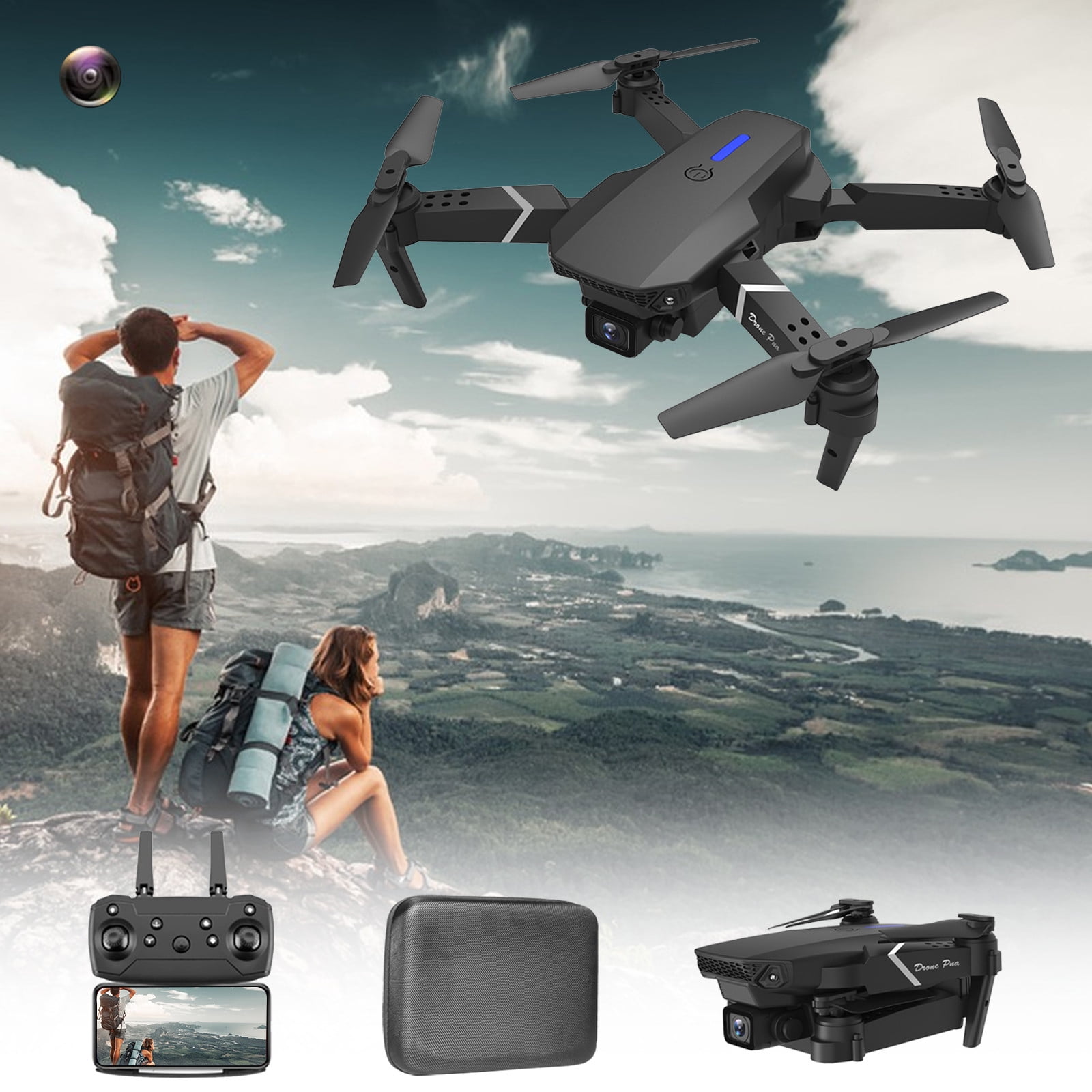 on Clearance Drone with Camera - Mini Drone 90° Adjustment RC ...