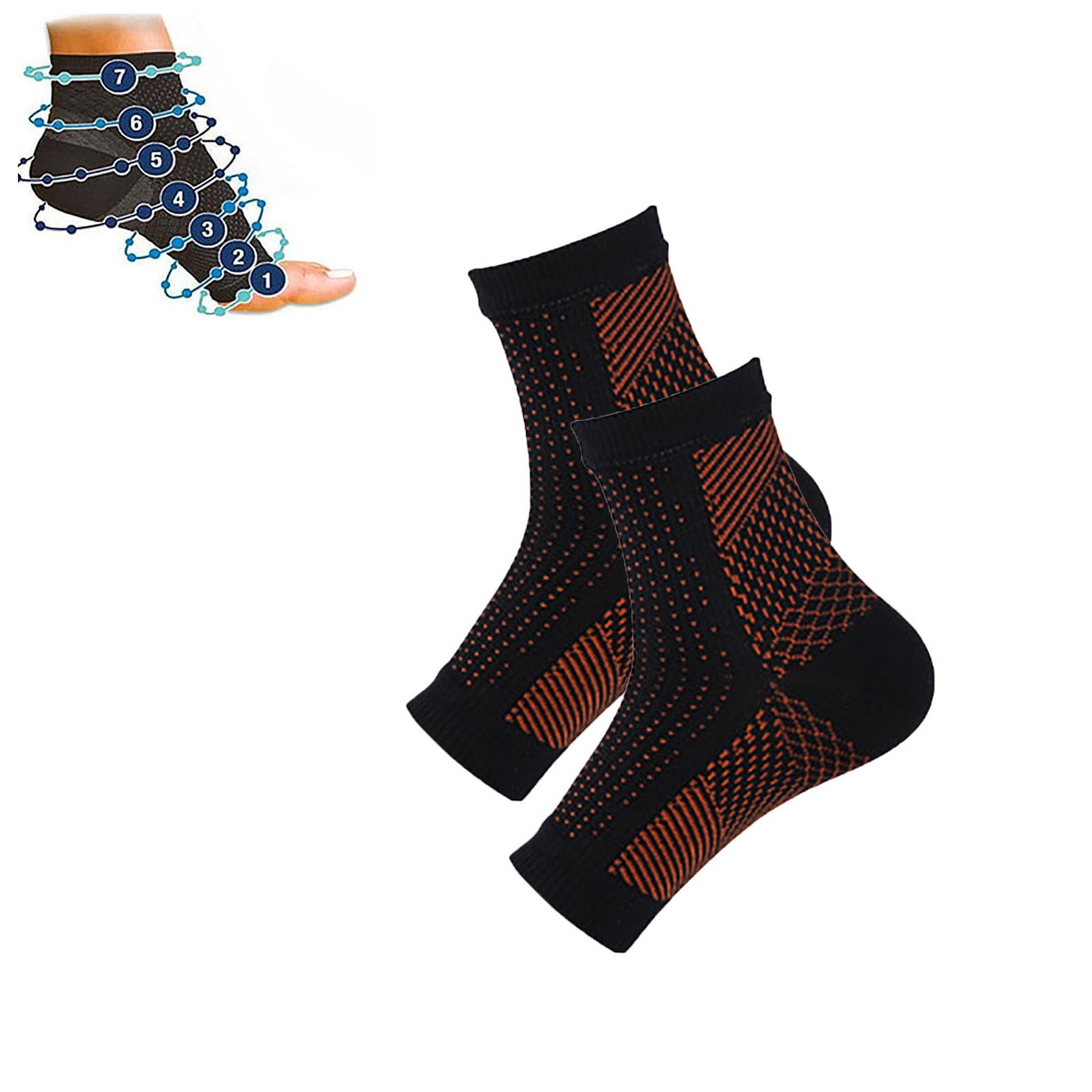 Clearance!EARSTMAKEUP Plantar Fasciitis Socks, Neuropathy Compression ...