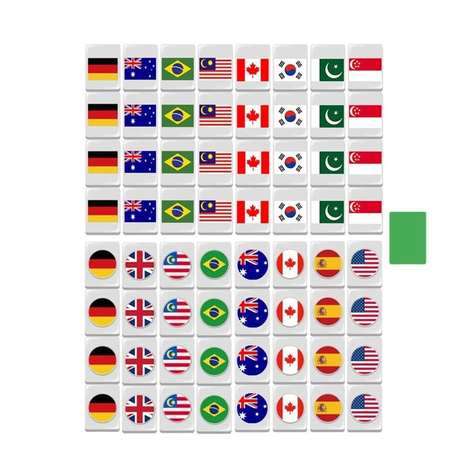 Clearance!ECPECAD Mahjong Game Set Board Games Seaside Escape Game ...