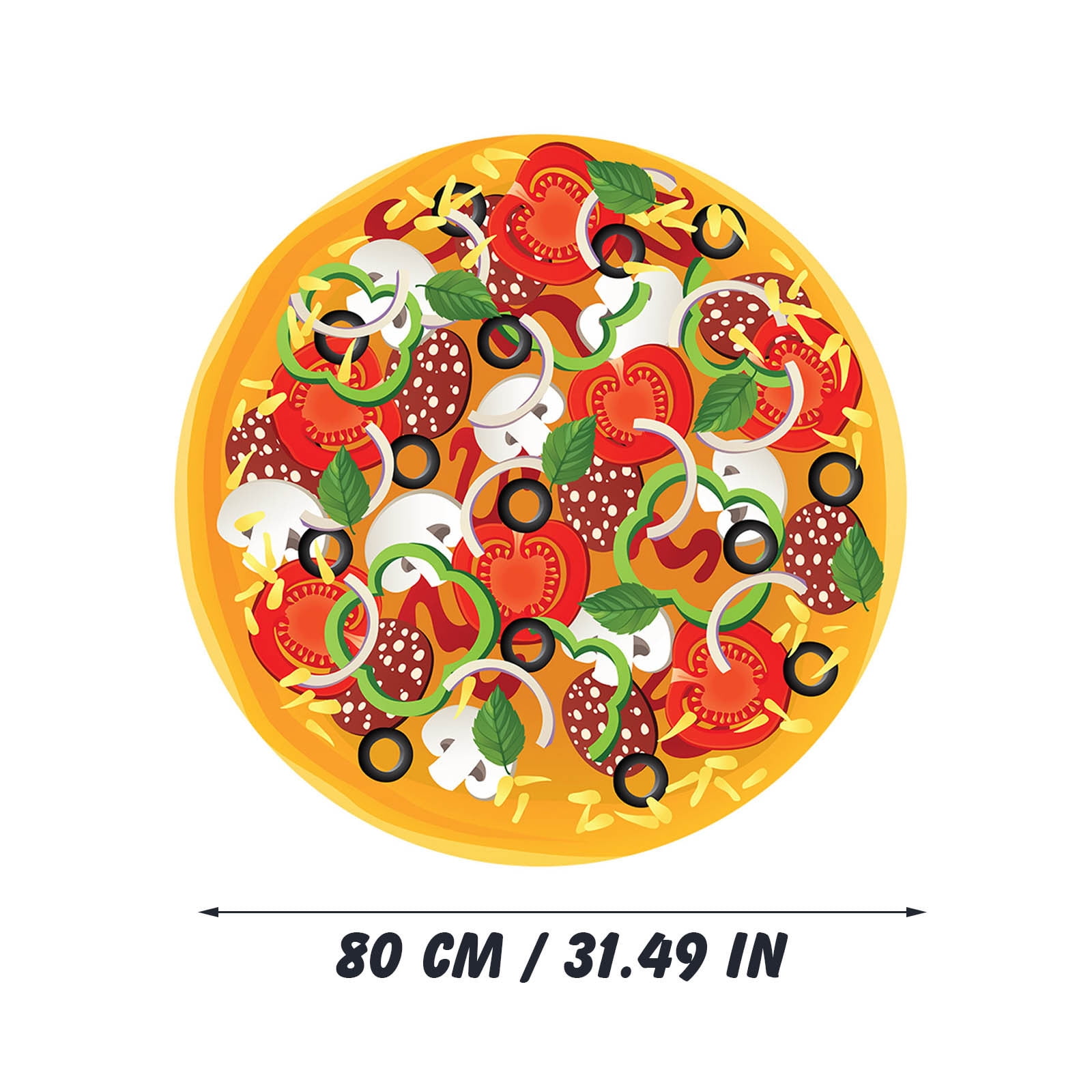 Clearance! EQWLJWE 31.5 inch Pizza Blanket for Adult Kid, Food Blanket ...