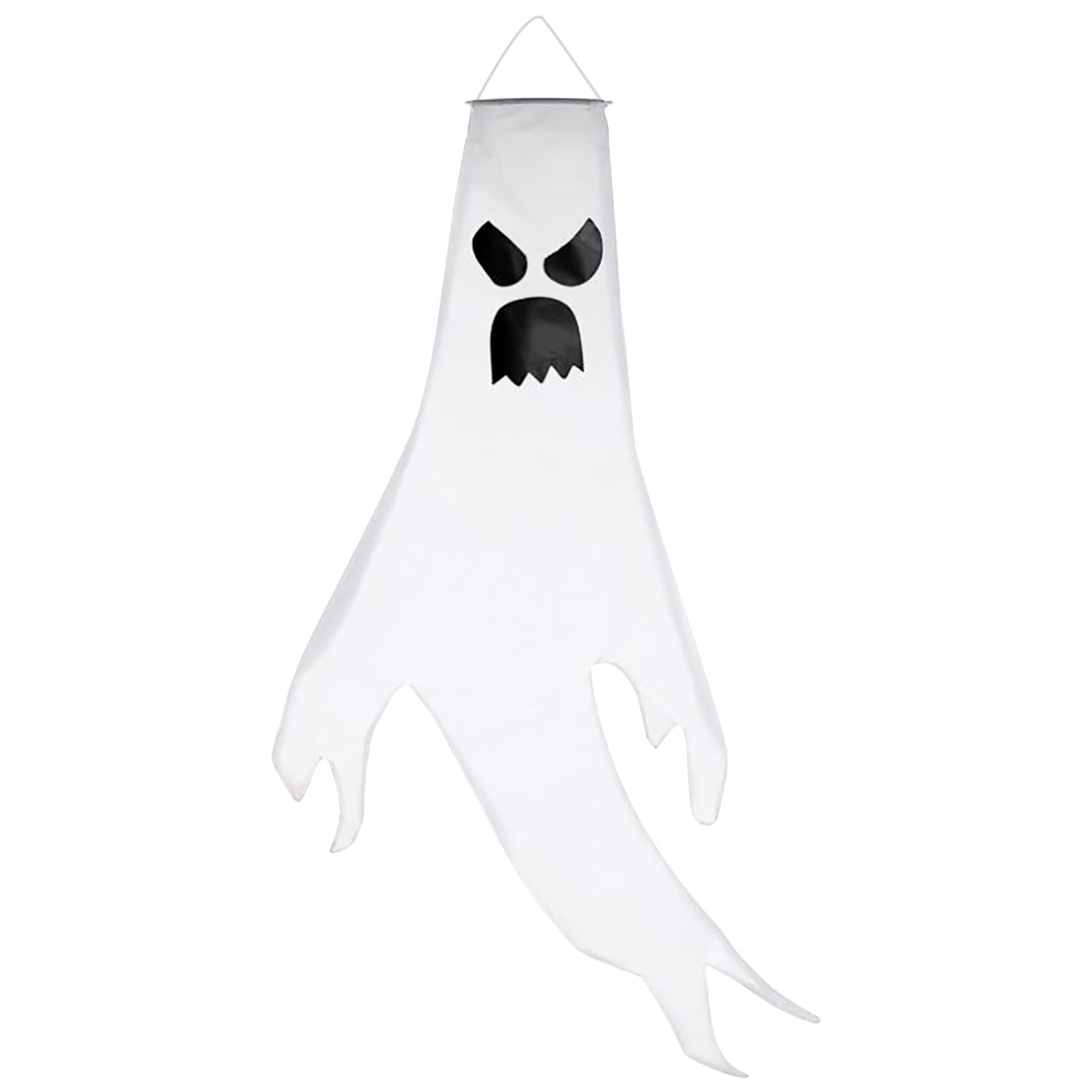 EQWLJWE 47 Inch Halloween Ghost Windsocks, Holiday Decoration for Home ...