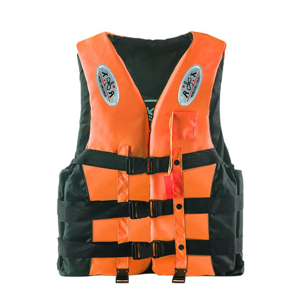 EQWLJWE Adult Life Jacket, Swim Vest, Buoyancy Aid, PFD for Fishing ...