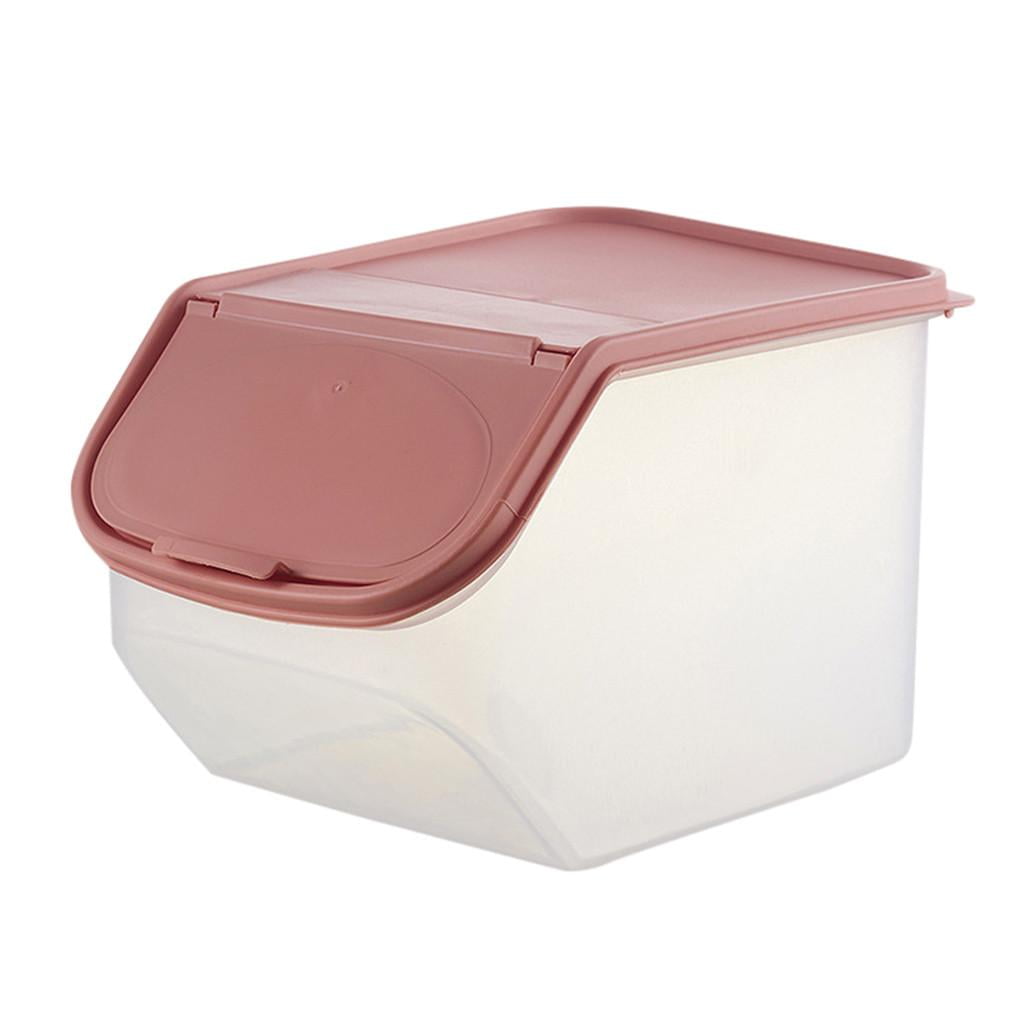 EQWLJWE Airtight Grain Storage Containers with Plastic Lids, Large ...
