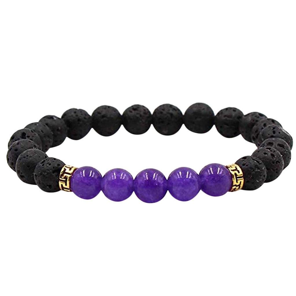 Clearance! EQWLJWE Bead Chakra Bracelet 7 Chakras Healing Crystals ...