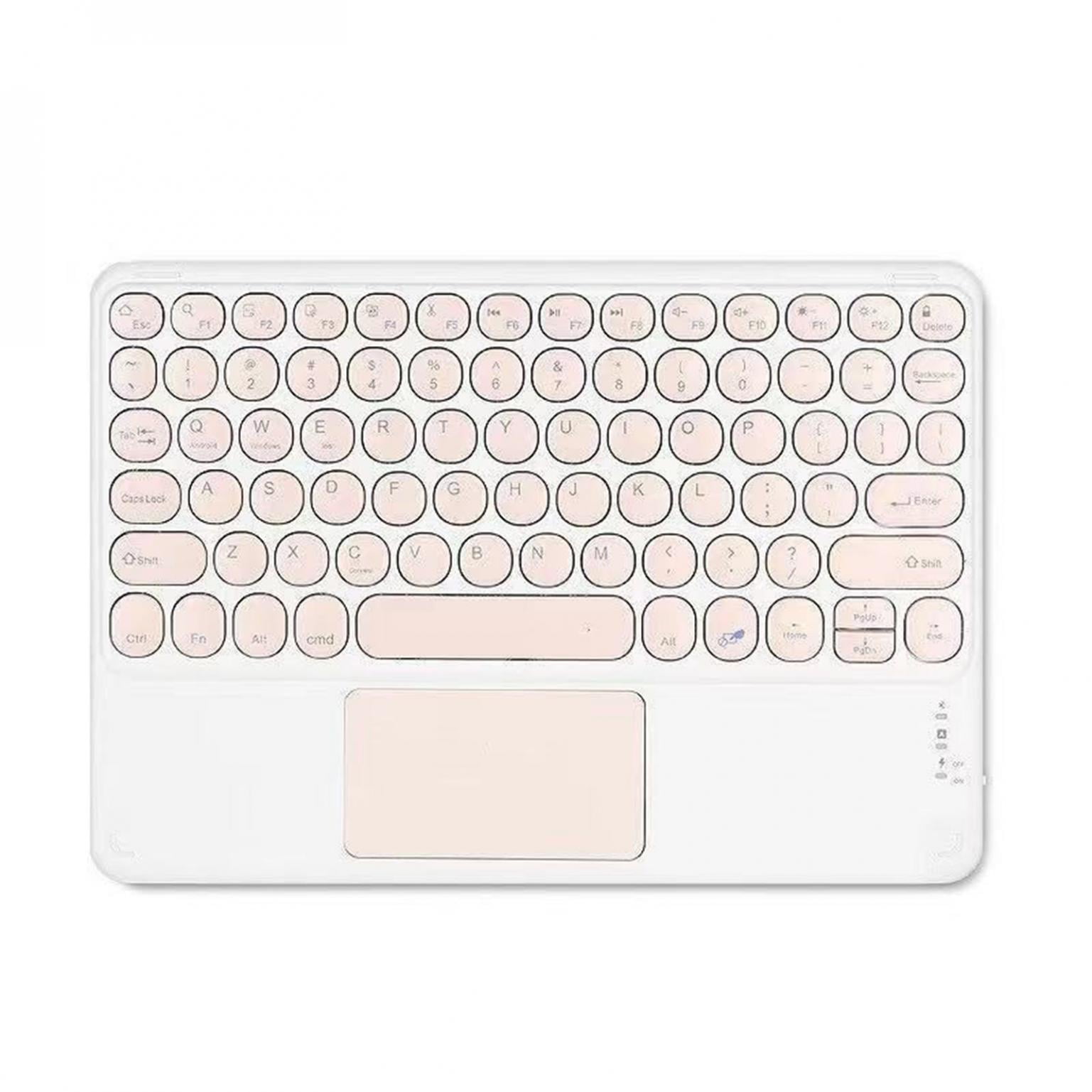 Clearance! EQWLJWE Bluetooth Keyboard - Round Cap Keyboard Portable ...