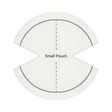 NIBOLOG Acrylic Template Ruler DIY Wallet Handcraft Ruler Clear Easy-to ...