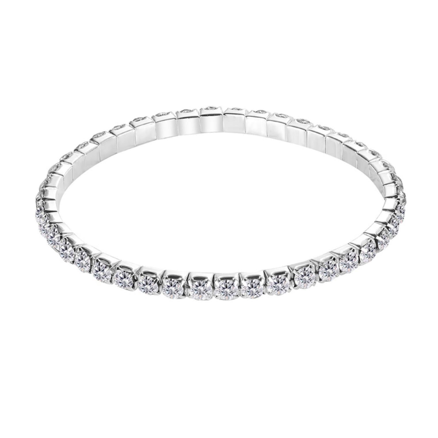 Clearance! SDJMa Full Diamond Single Row Bracelet Dainty Girls Elegant ...