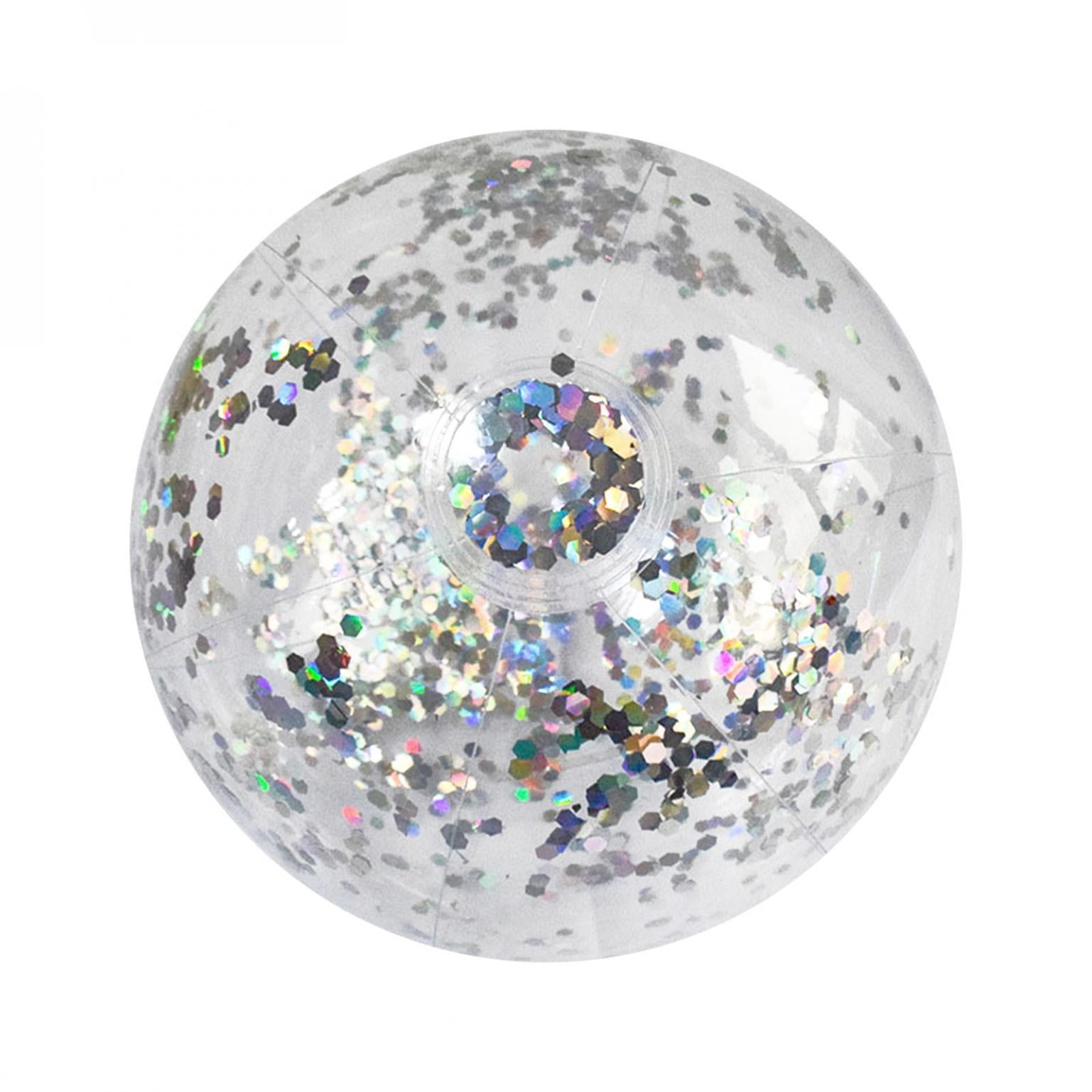 Clearance! SDJMa Inflatable Beach Ball Swimming Pool Balls Glitter ...