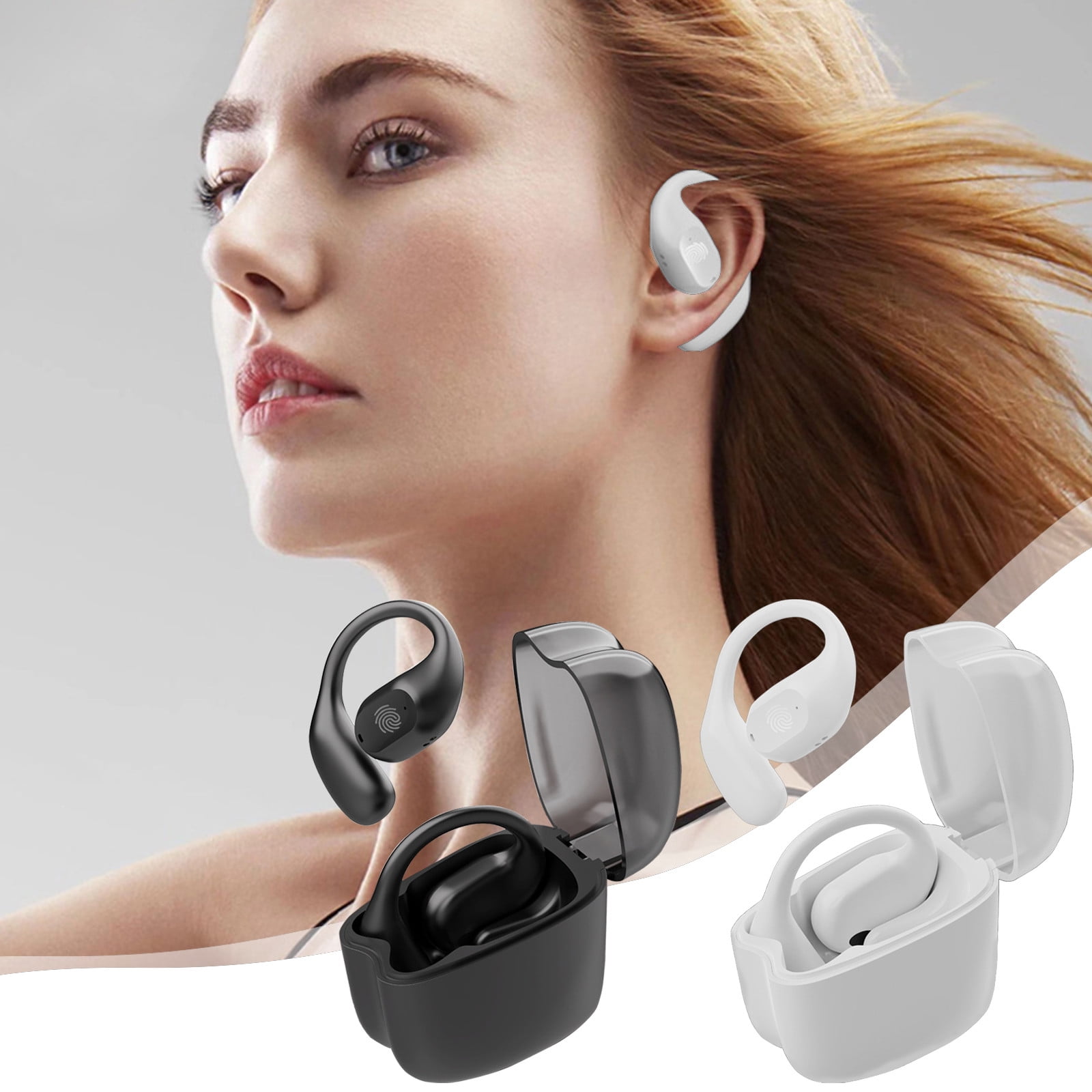 ,Ear Sports Bluetooth Headset with Extra Long Battery Life,Open Ear ...