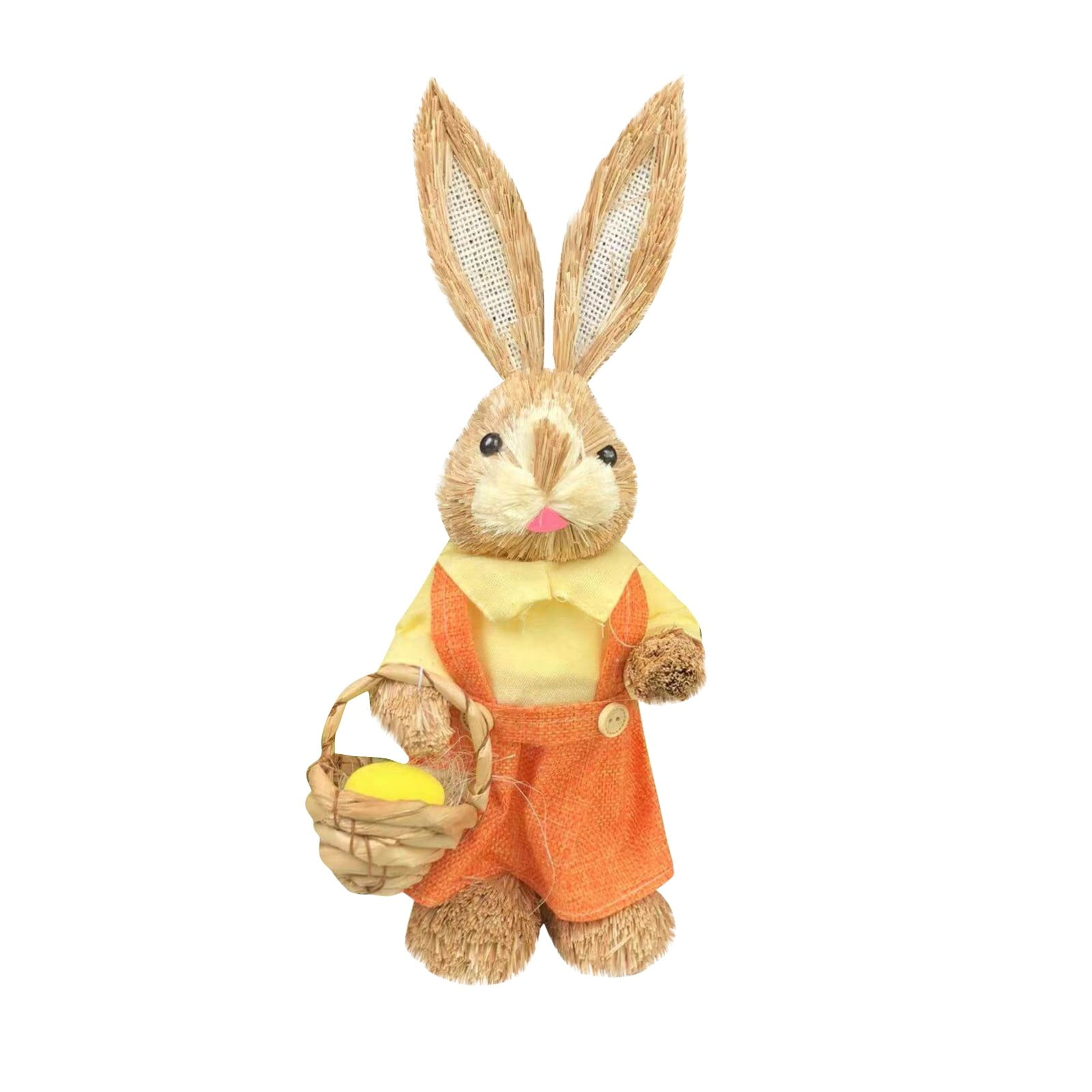 Clearance Easter Decorations,Charming Easter Bunny Figurine With Carrot ...