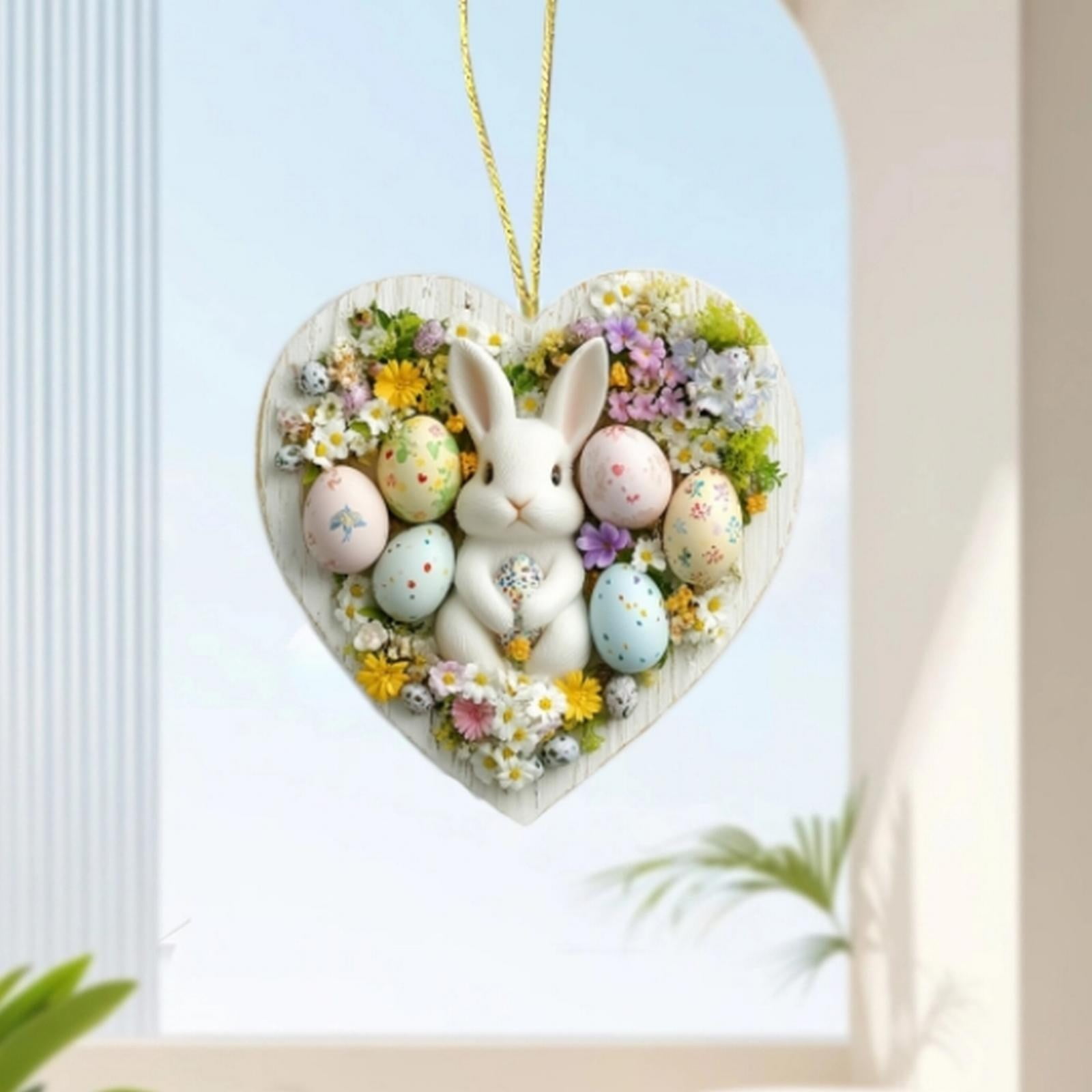 Clearance!! Easter Decorations Easter Acrylic Hanging Ornaments Easter ...