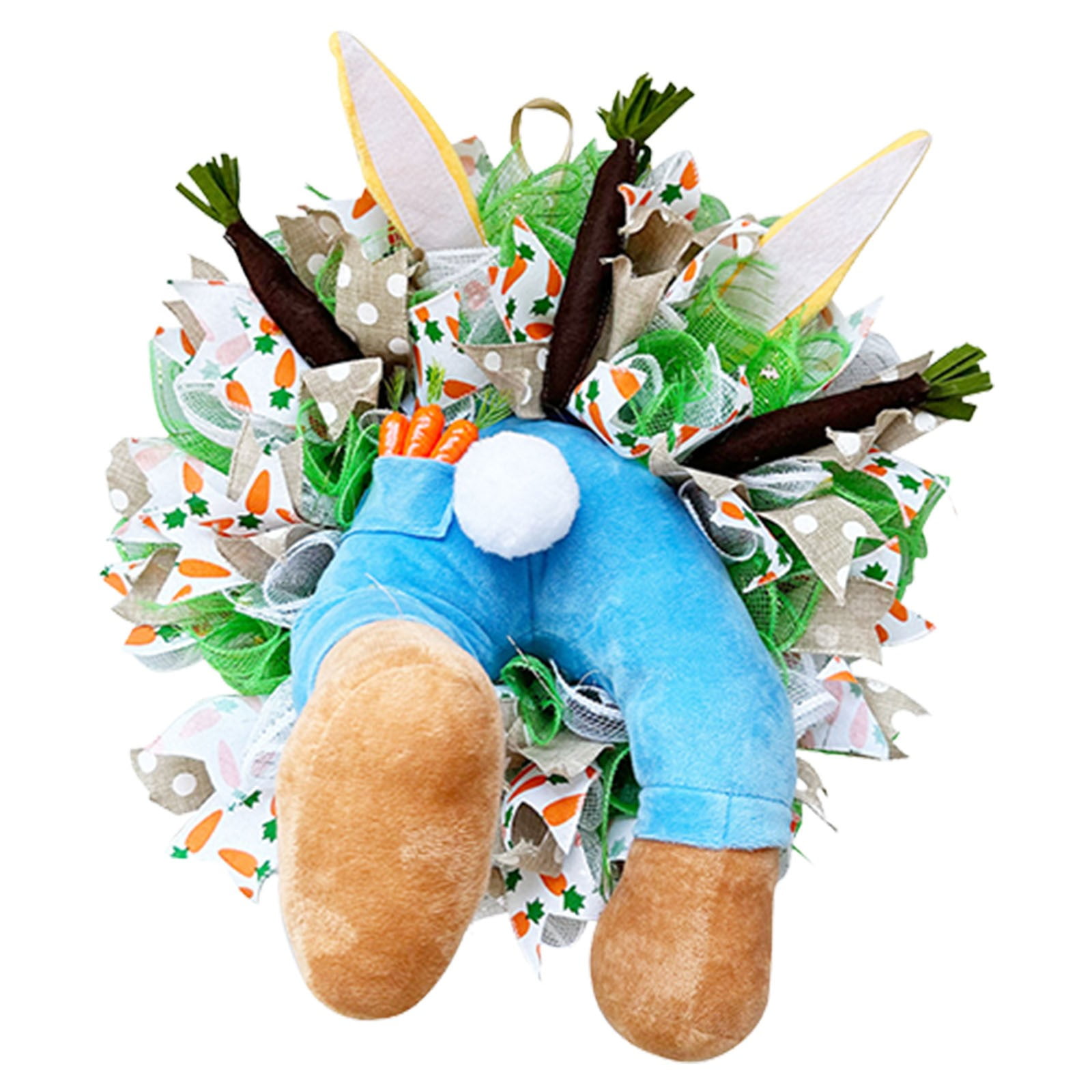 Clearance Easter Items! Easter Bunny Pendant Wreath For Home Decoration ...