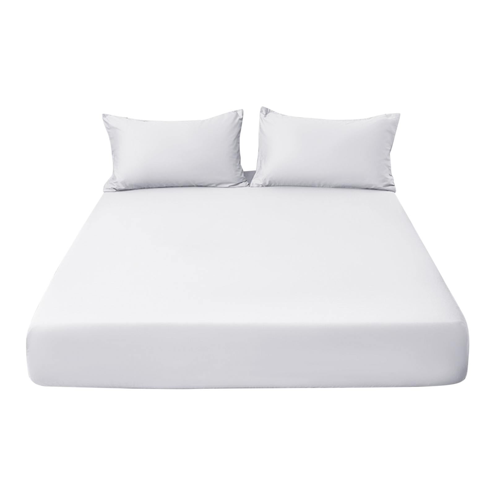 Clearance! Eeatig Bedding Fitted Bottom Sheet Queen Fitted Sheet Solid ...
