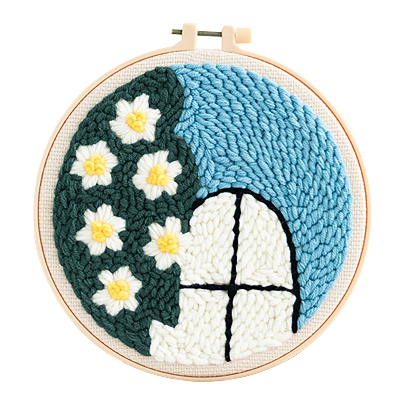 Clearance! Eeatig Knitting Diy Punch Needle Kit Adult Beginner Diy ...