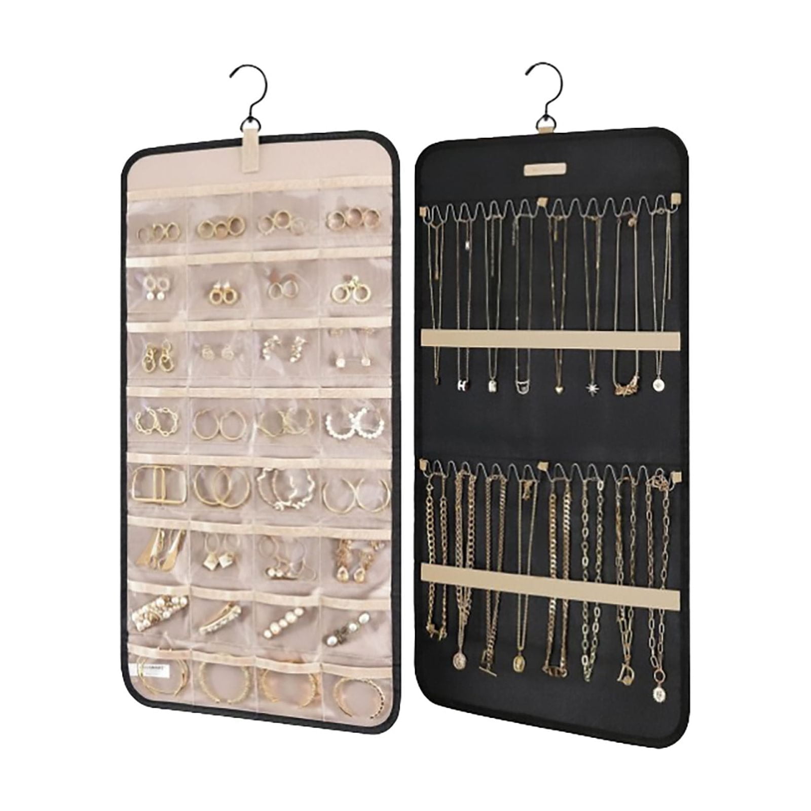 Clearance! Eeatig Storage Portable Hanging Jewelry Storage Strap Metal ...