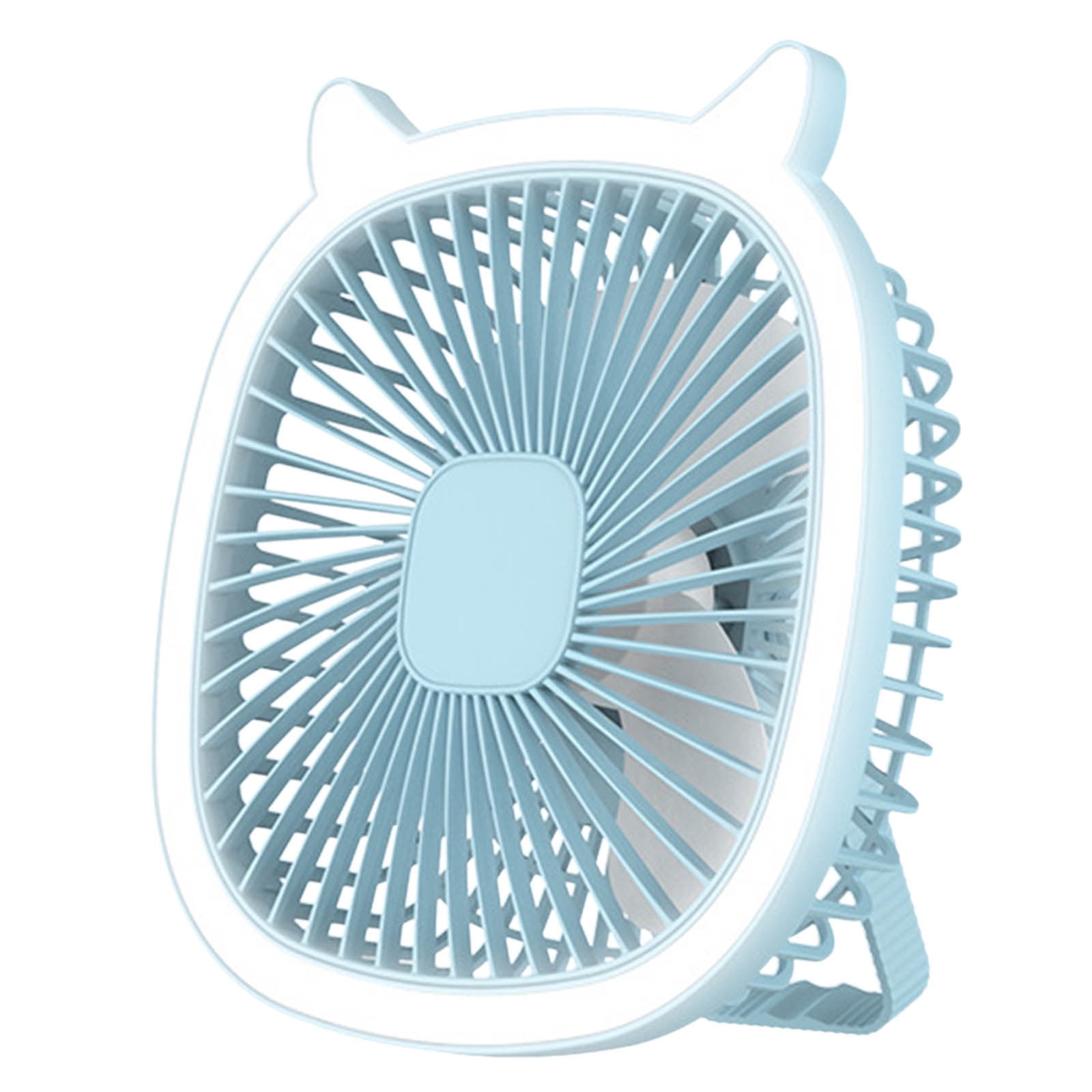 Hvmvliv Electric Fans with Lights 2 In 1 Desk Fan with Led Lights Wall ...